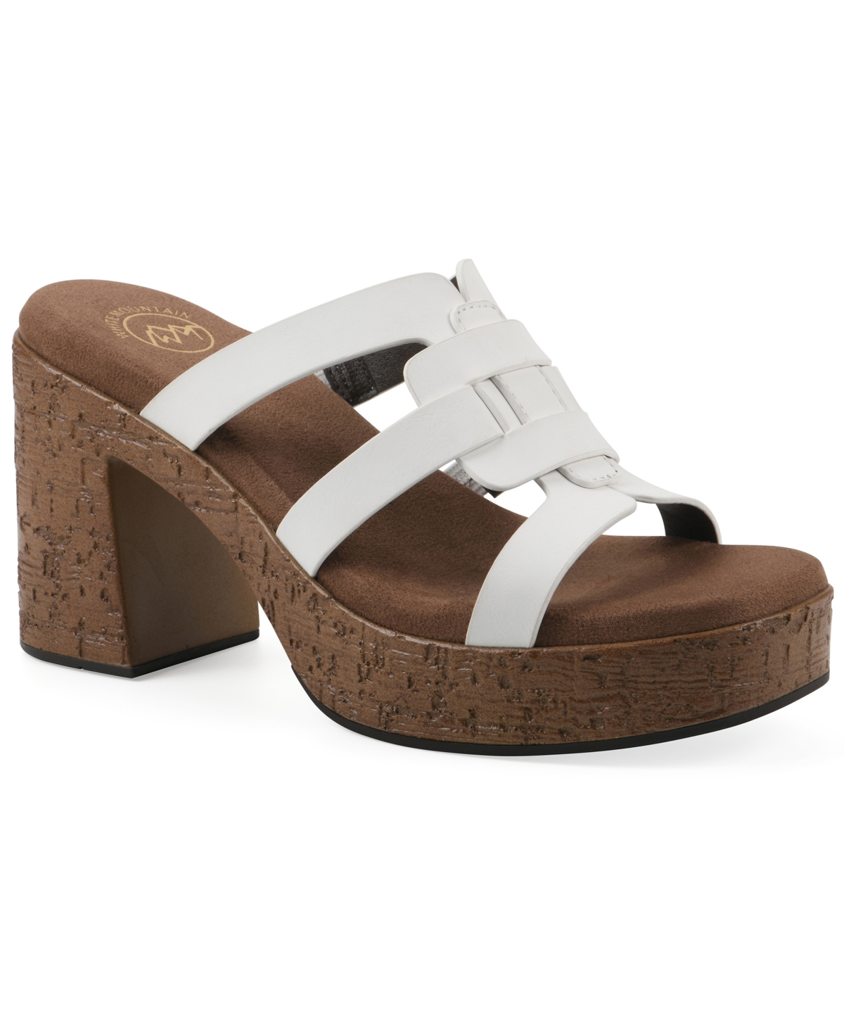 Click here for White Mountain Womens Barillo Platform Sandals - W... prices