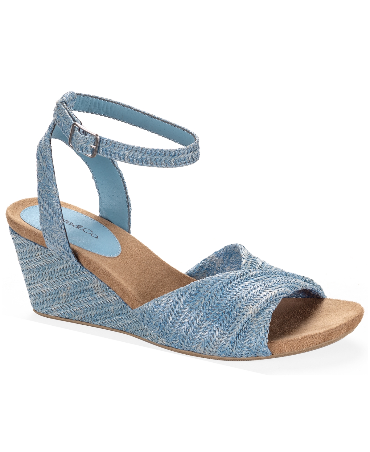Click here for Style & Co Womens Milliee Round Toe Wedge Sandals... prices