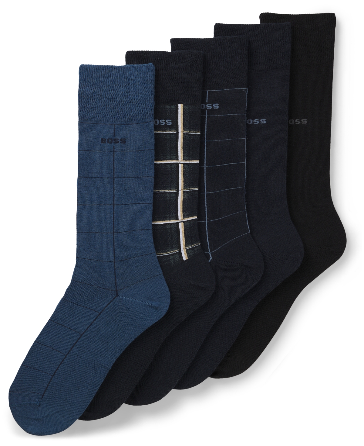 Click here for Hugo Boss Mens Assorted Socks Gift Set  5-Pack - O... prices