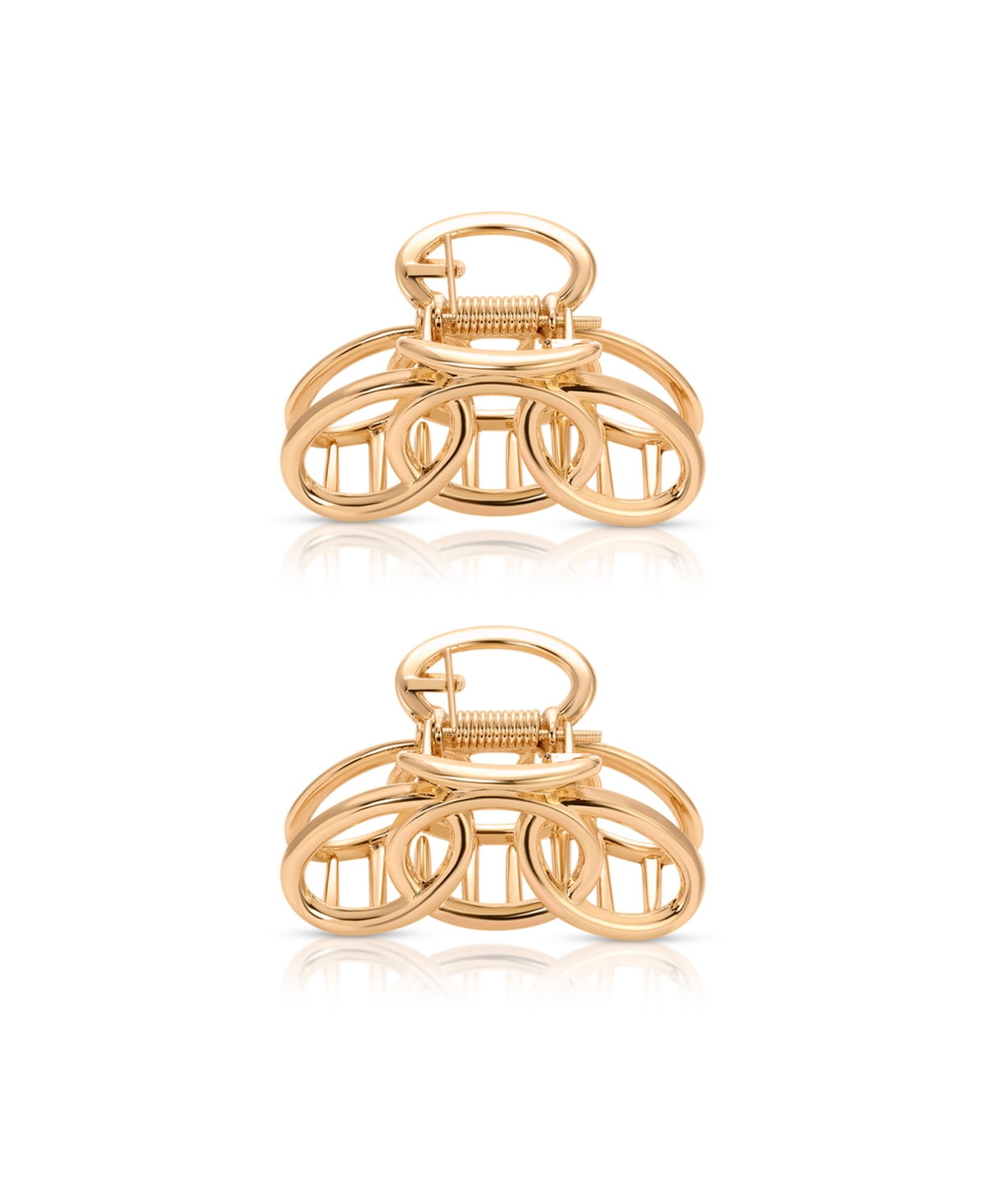 Click here for Ettika Keep It Simple Gold Hair Clip Set - Gold prices