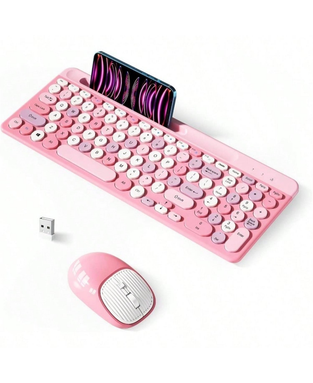Click here for risokeys Wireless Keyboard and Mouse Combo - Retro... prices