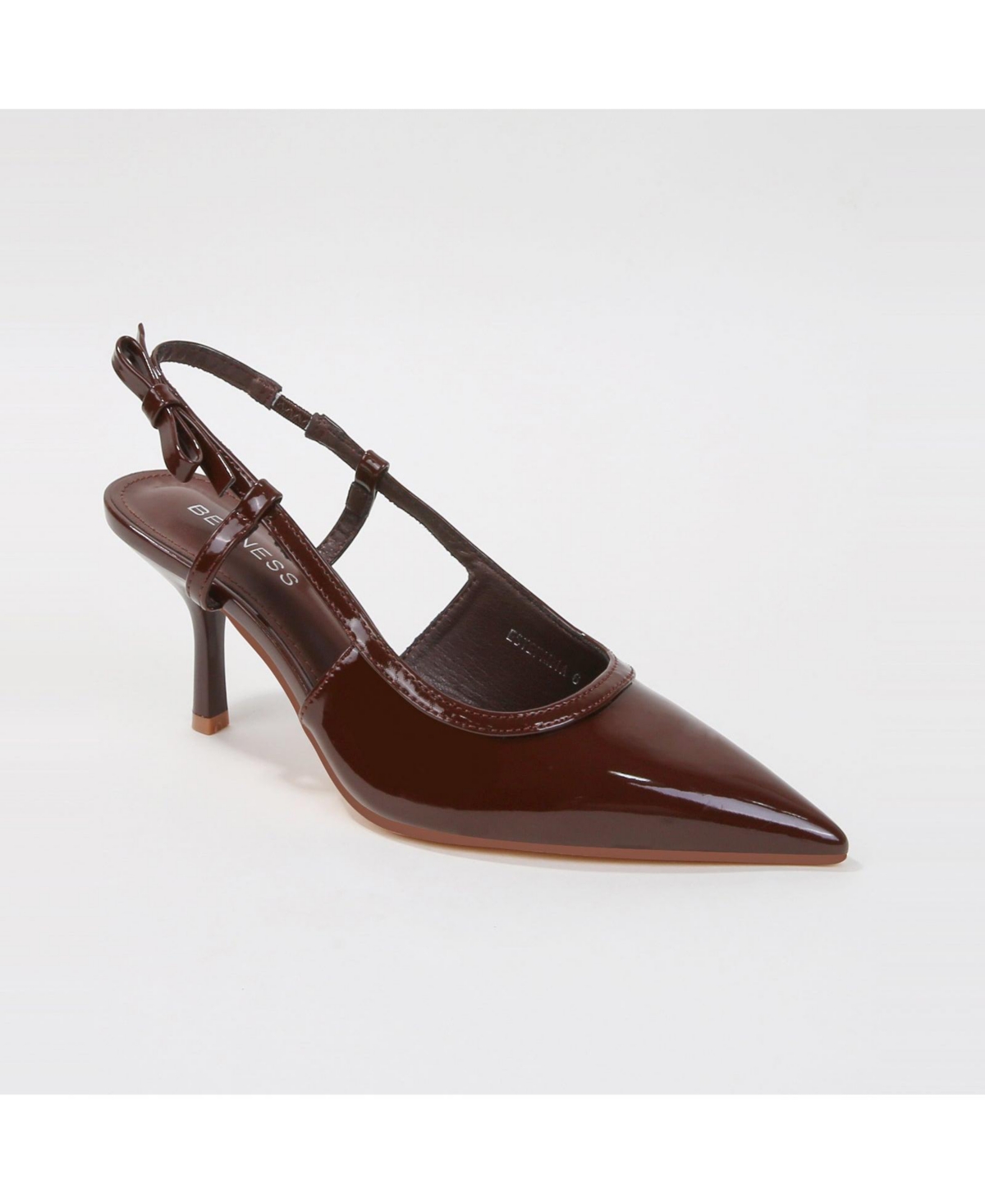 Click here for Berness Estefania Slingback with Bow Accent - Brow... prices