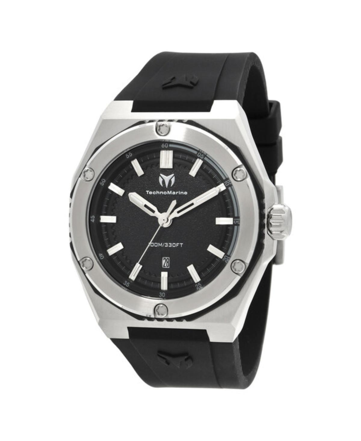 Click here for Technomarine Mens Tm-416072 Quartz 3 Hand Black Di... prices