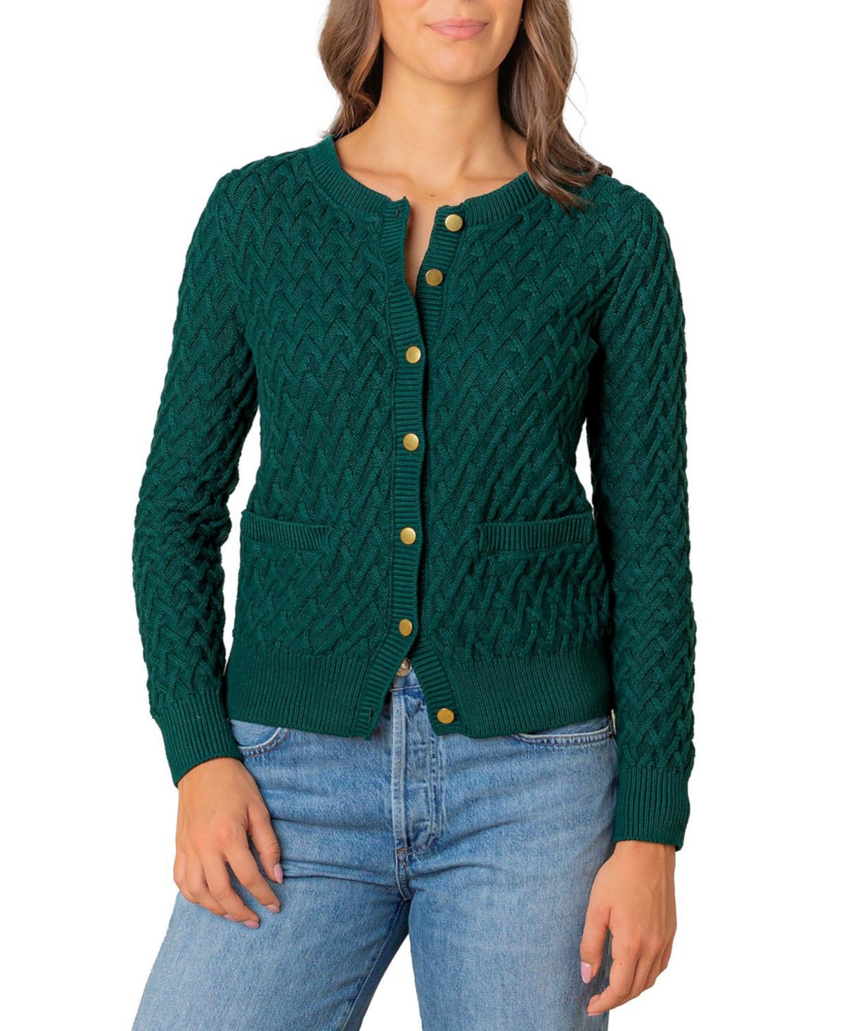 Click here for Hope & Henry Womens Organic Herringbone Stitch Car... prices