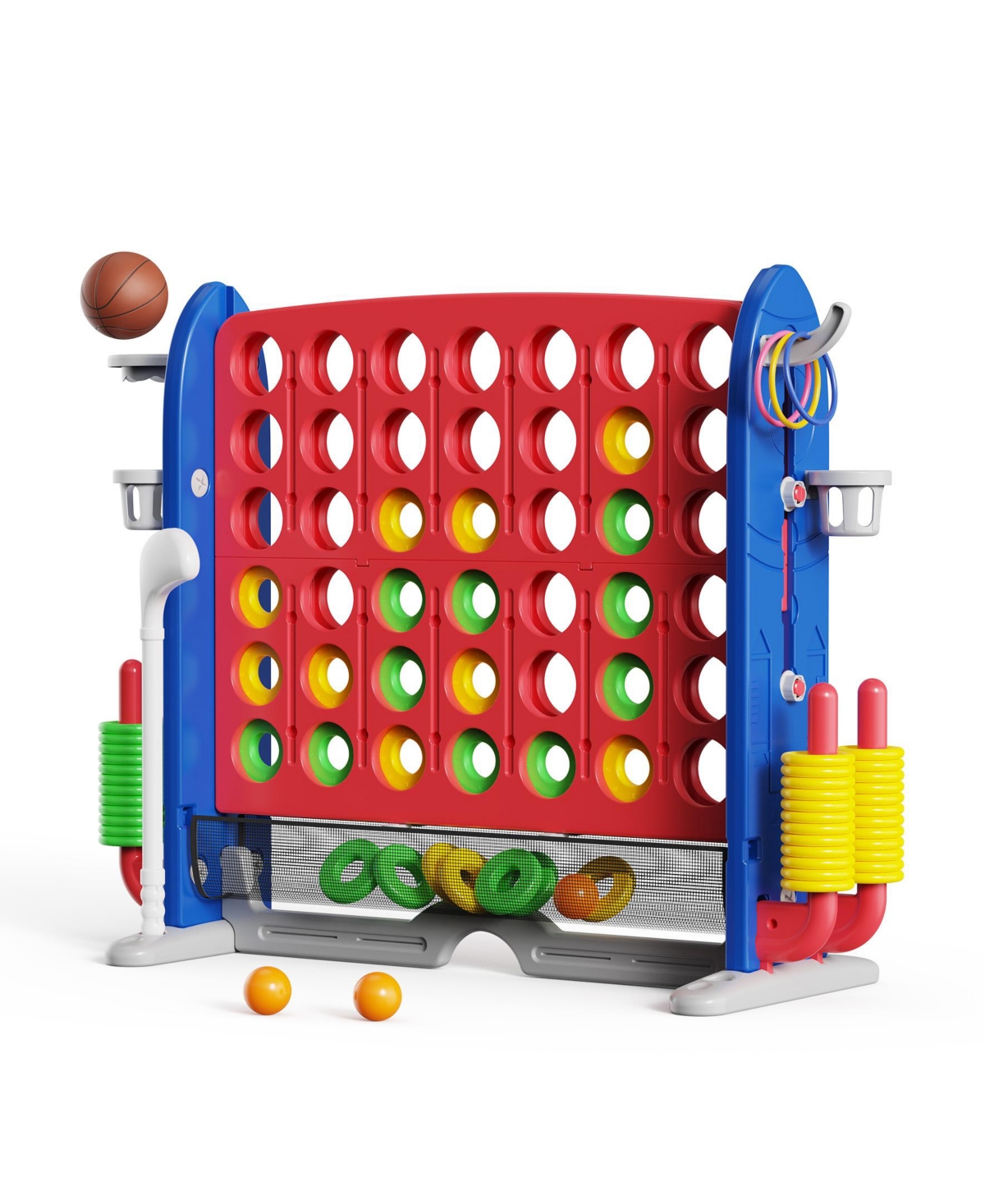 Click here for Sugift Giant 4-in-a Row Game Set for Kids and Adul... prices