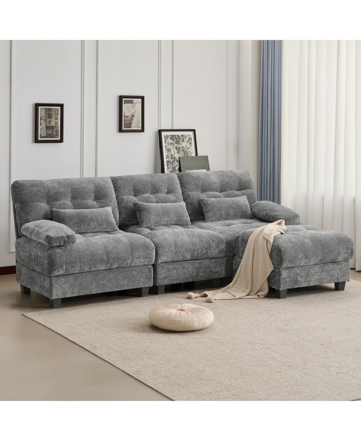 Click here for Streamdale Furniture 93" 3+1 Seater Sofa w/ O... prices