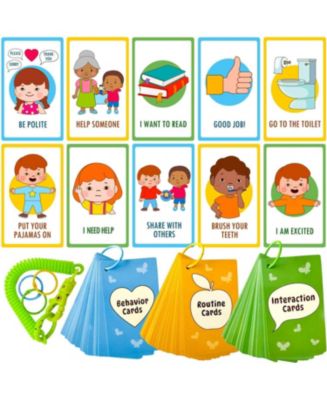 QUOKKA Autism Learning Materials - Communication Cards for Kids - 94 ...