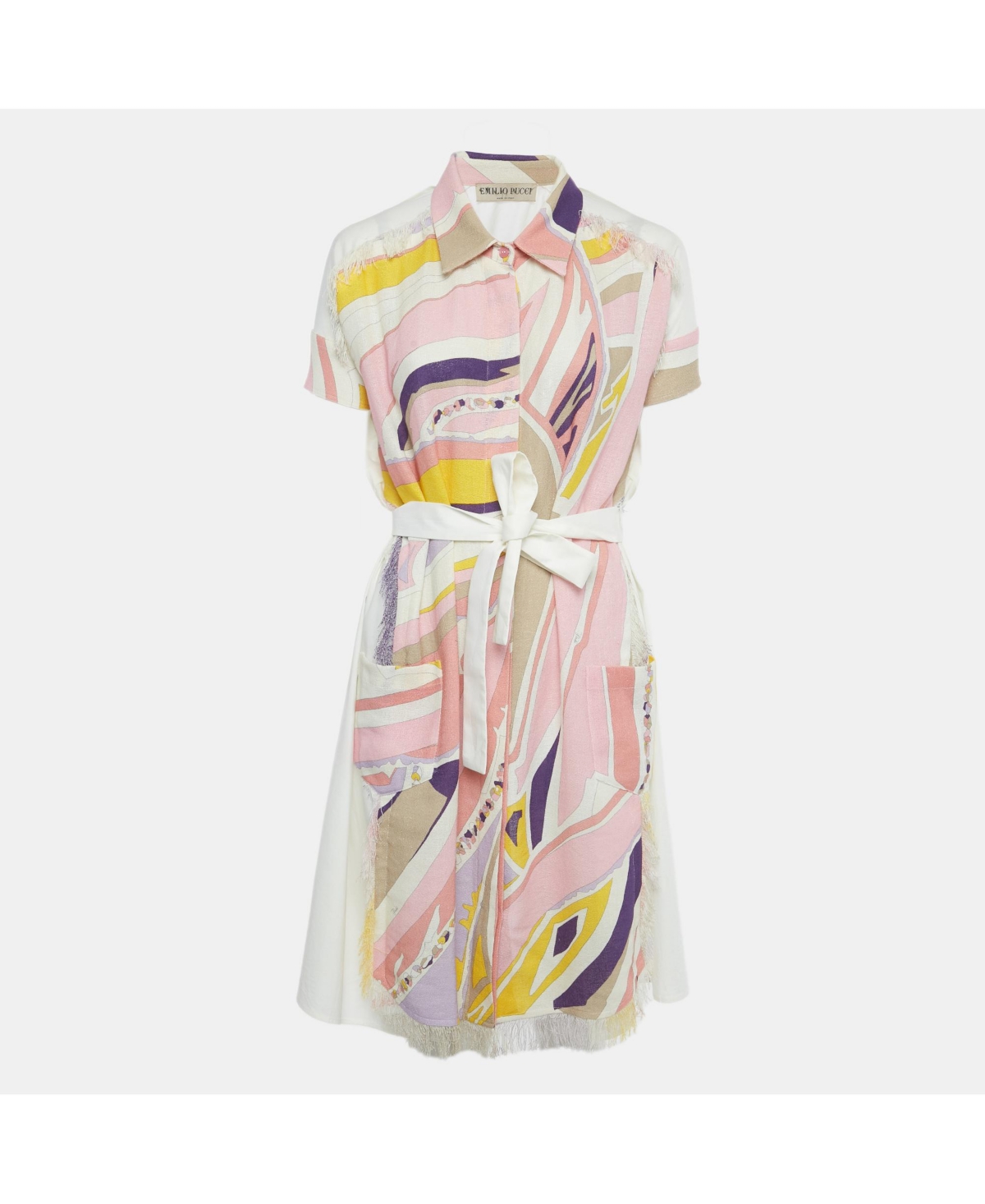 Click here for Pre-Owned Emilio Pucci Womens Multicolor Printed C... prices