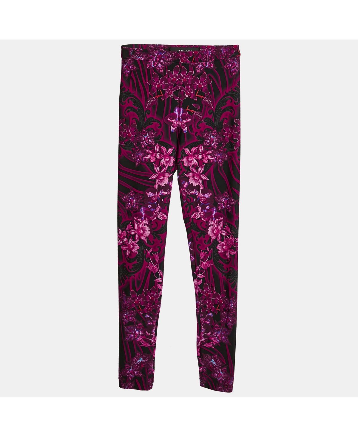 Click here for Pre-Owned Versace Womens Pink/multicolor Printed J... prices