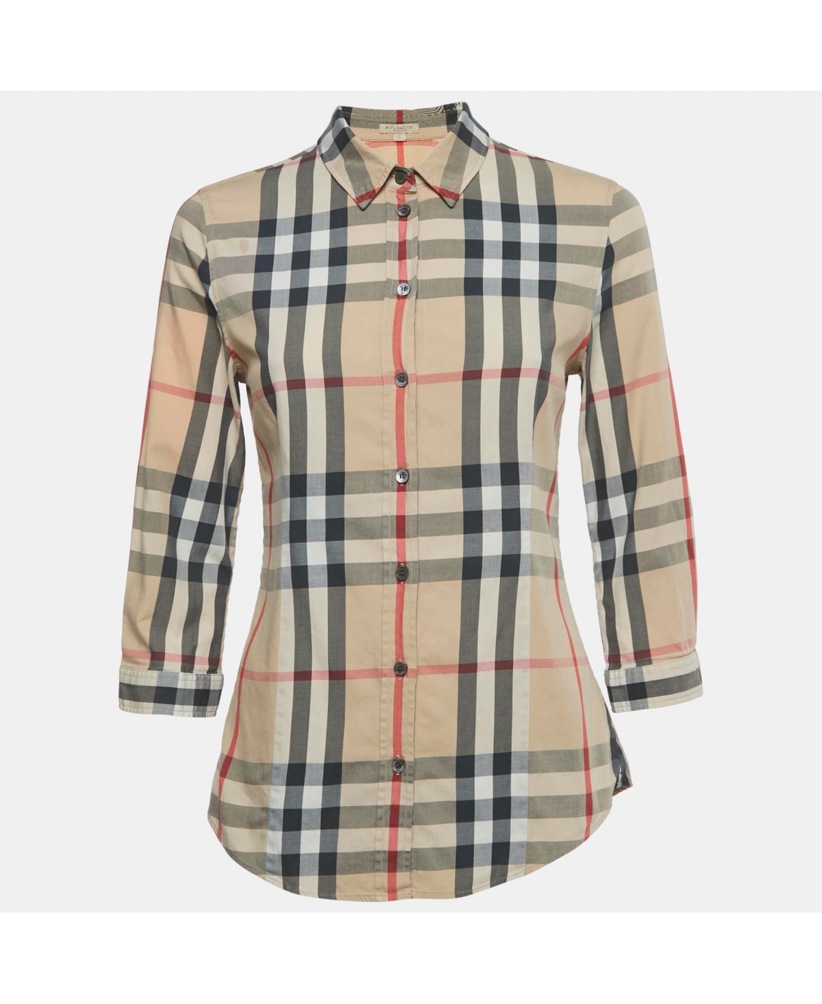 Click here for Pre-Owned Burberry Womens Checks Cotton Shirt prices
