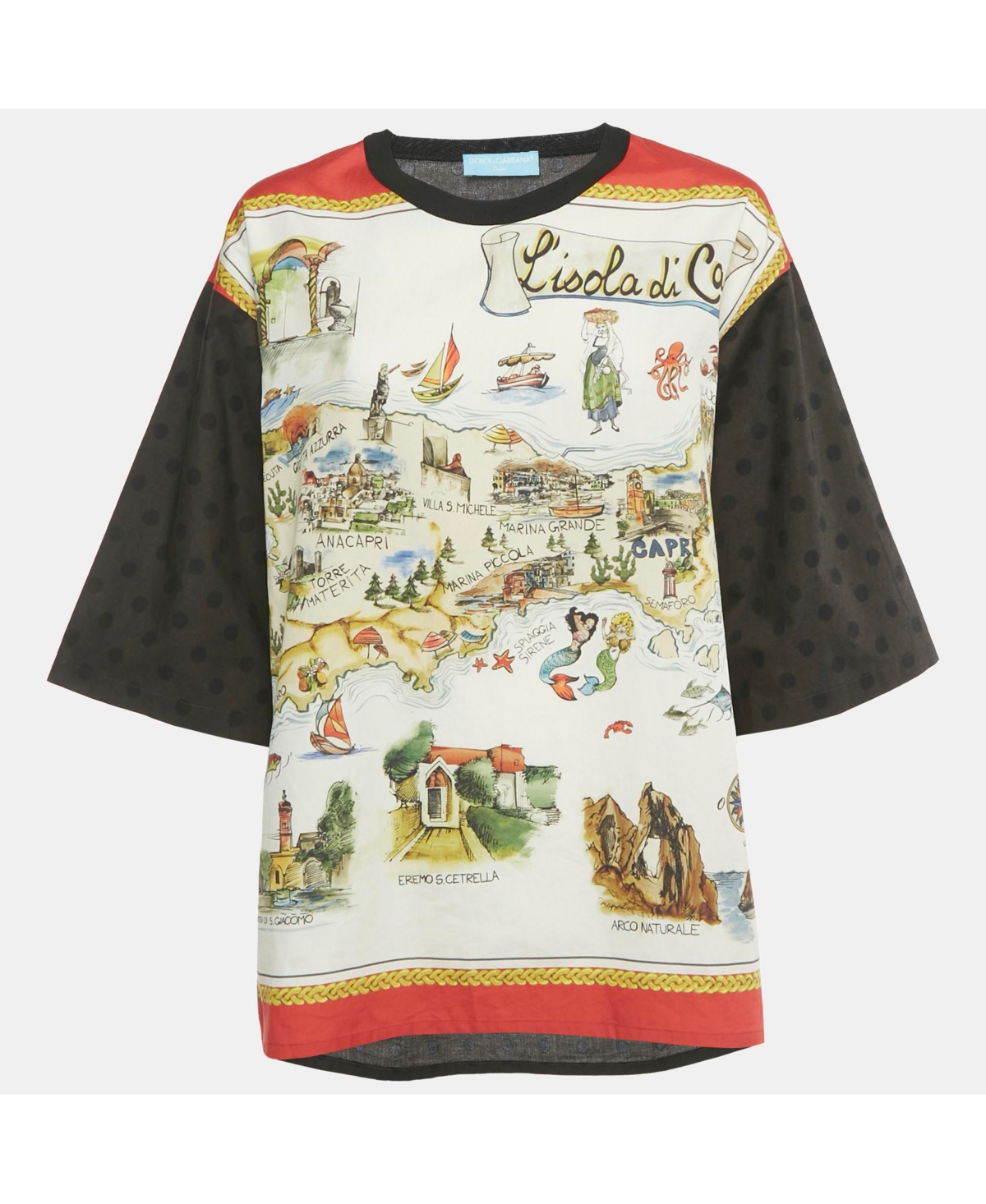 Click here for Pre-Owned Dolce & Gabbana Womens Printed Cotton Li... prices