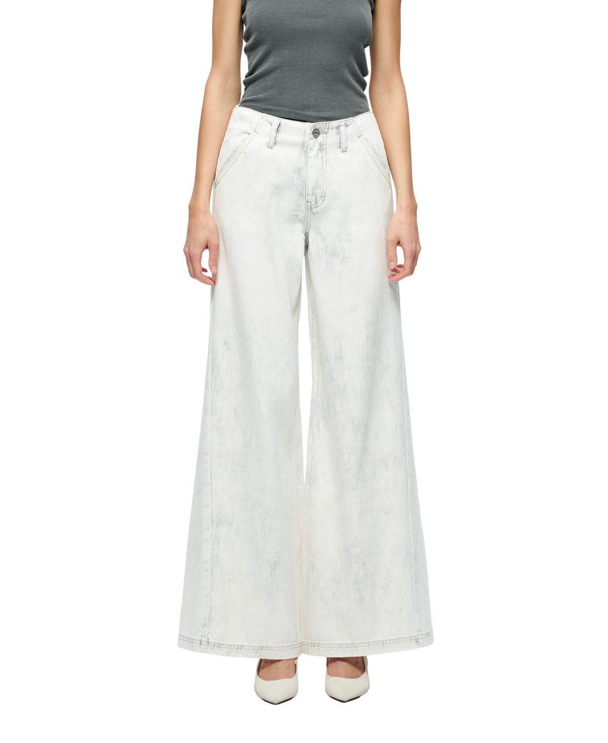 Click here for Bayeas Womens Non-Stretch Tencel-Cotton Mid-Rise B... prices