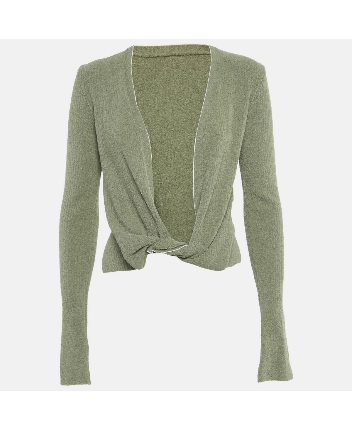 Click here for Pre-Owned Jacquemus Womens Light Khaki Cotton Blen... prices