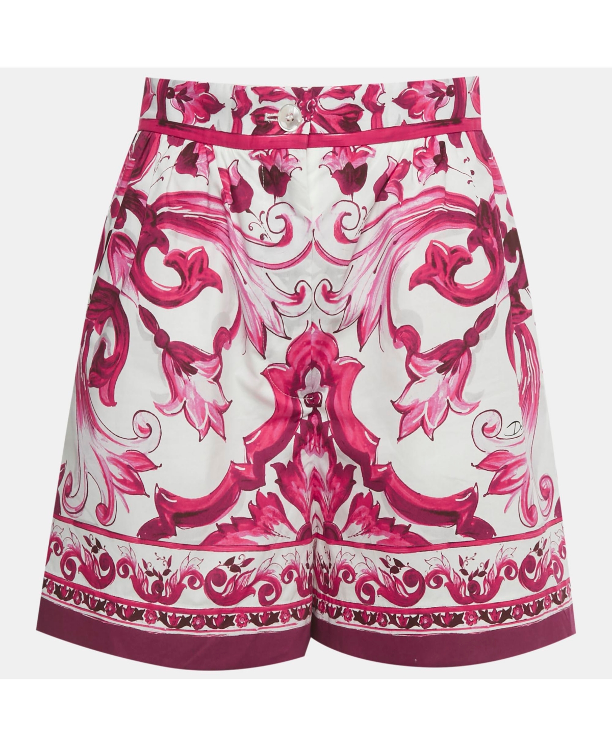 Click here for Pre-Owned Dolce & Gabbana Womens Pink Majolica Pri... prices