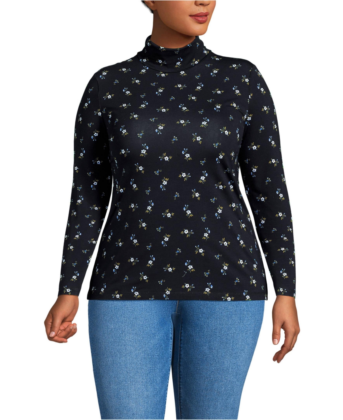 Click here for Lands End Plus Size Lightweight Jersey Long Sleeve... prices