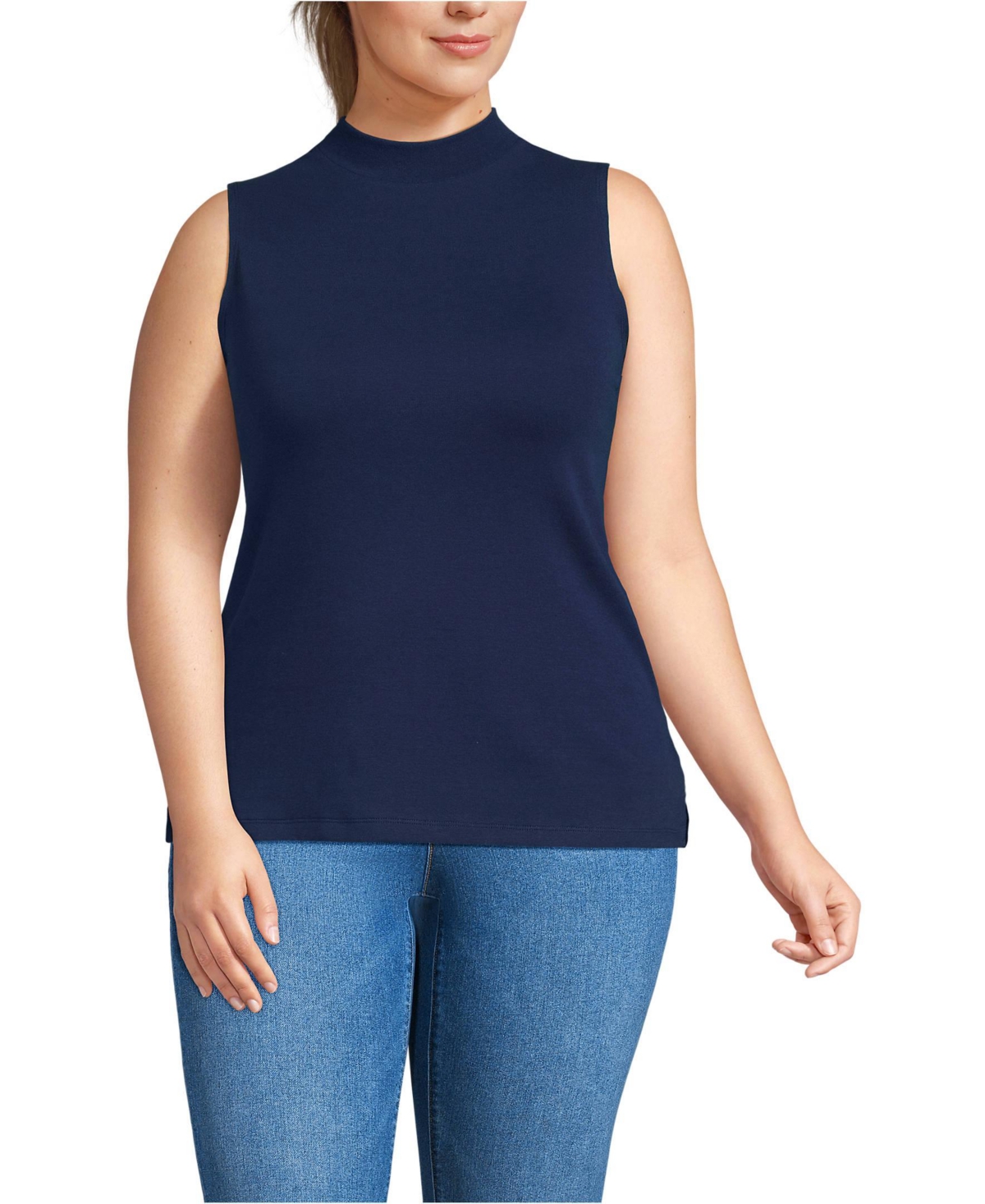 Click here for Lands End Plus Size Sleeveless Polished Essentials... prices