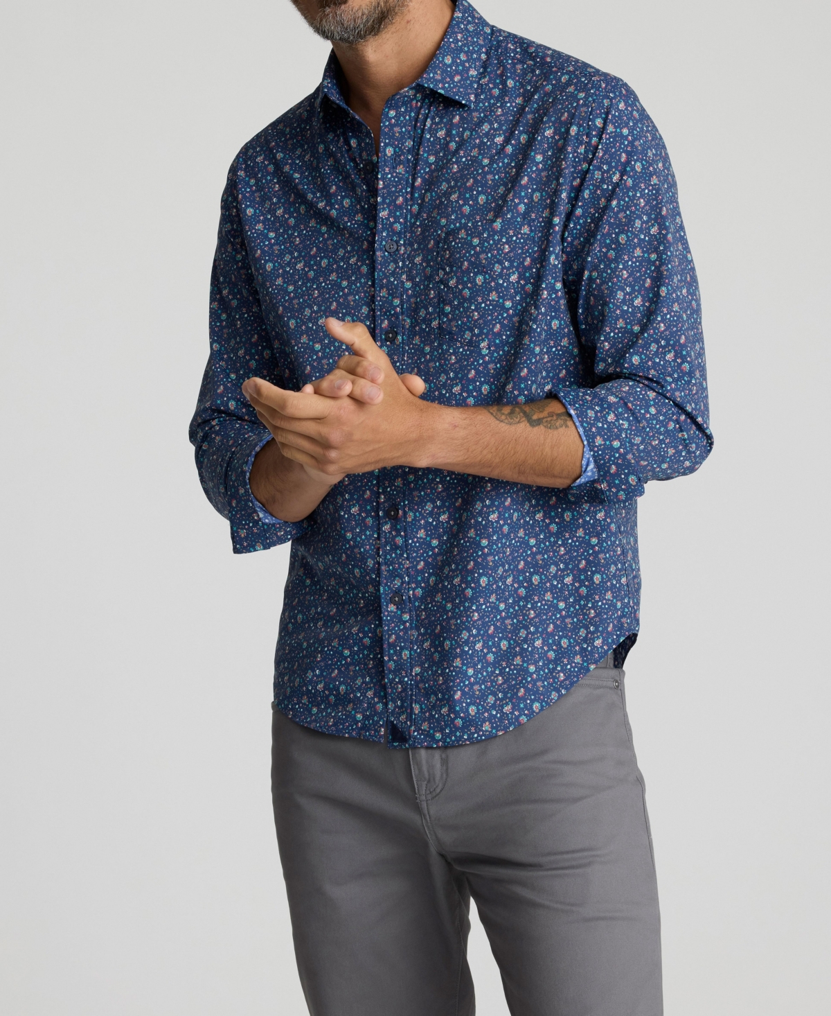 Click here for UNTUCKit Mens Slim Fit Wrinkle-Free Millerford But... prices