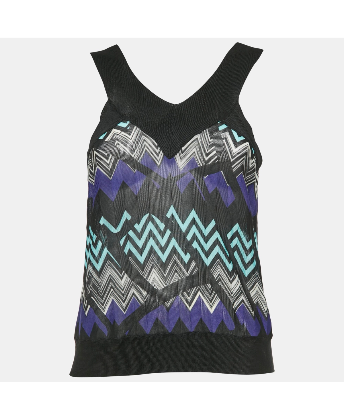 Click here for Pre-Owned Missoni Womens Beige Striped Sequin Tank... prices