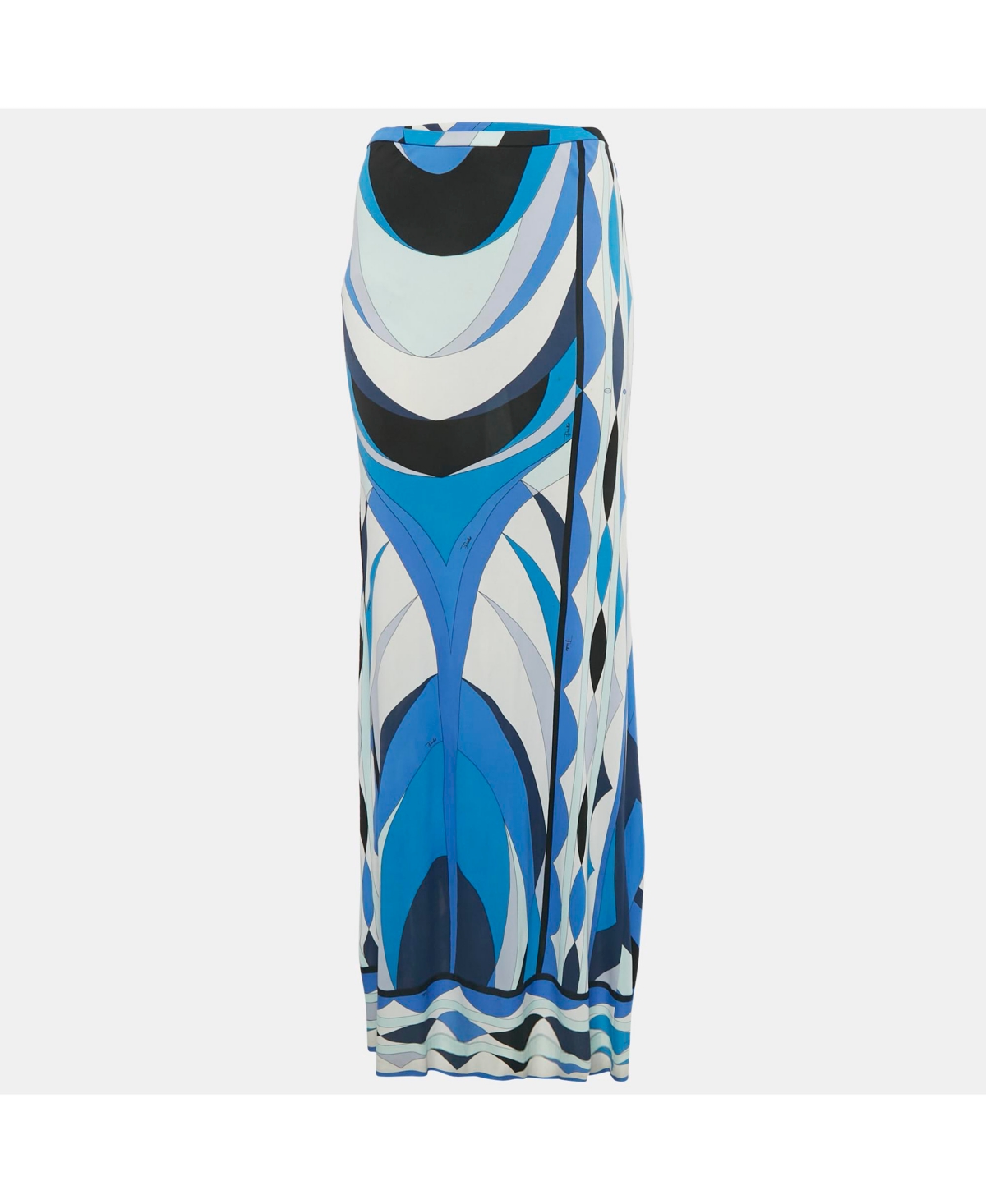 Click here for Pre-Owned Emilio Pucci Womens Blue Printed Jersey... prices