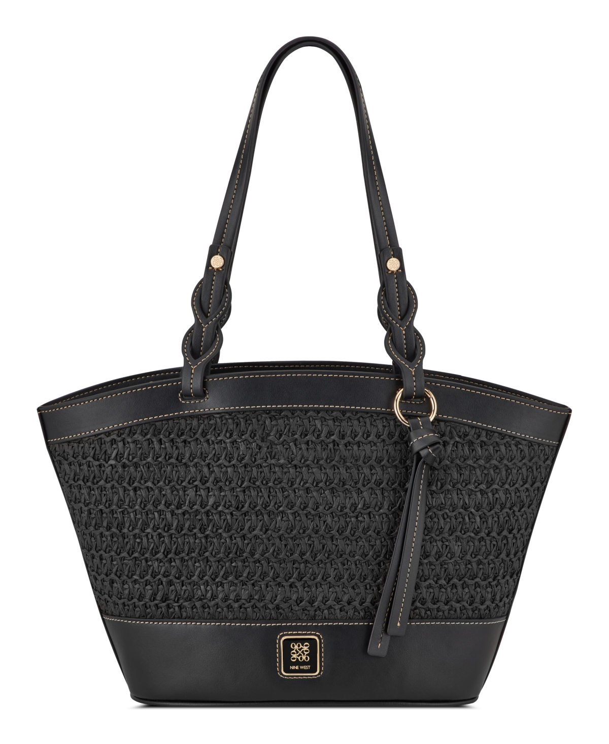 Click here for Nine West Womens Nefi Shopper Tote Bag - Black prices