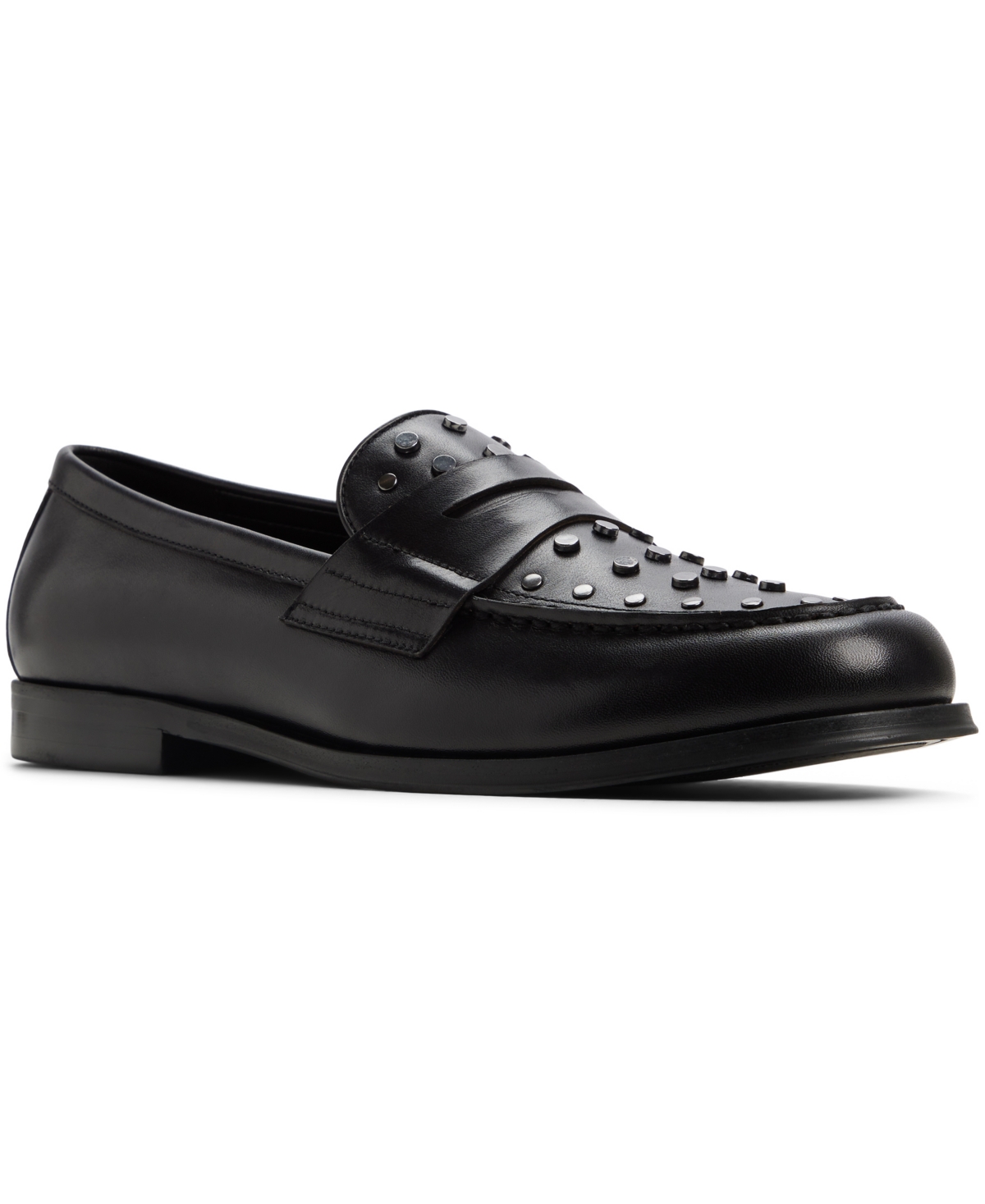 Click here for Aldo Mens Keifer Leather Dress Loafers - Black prices