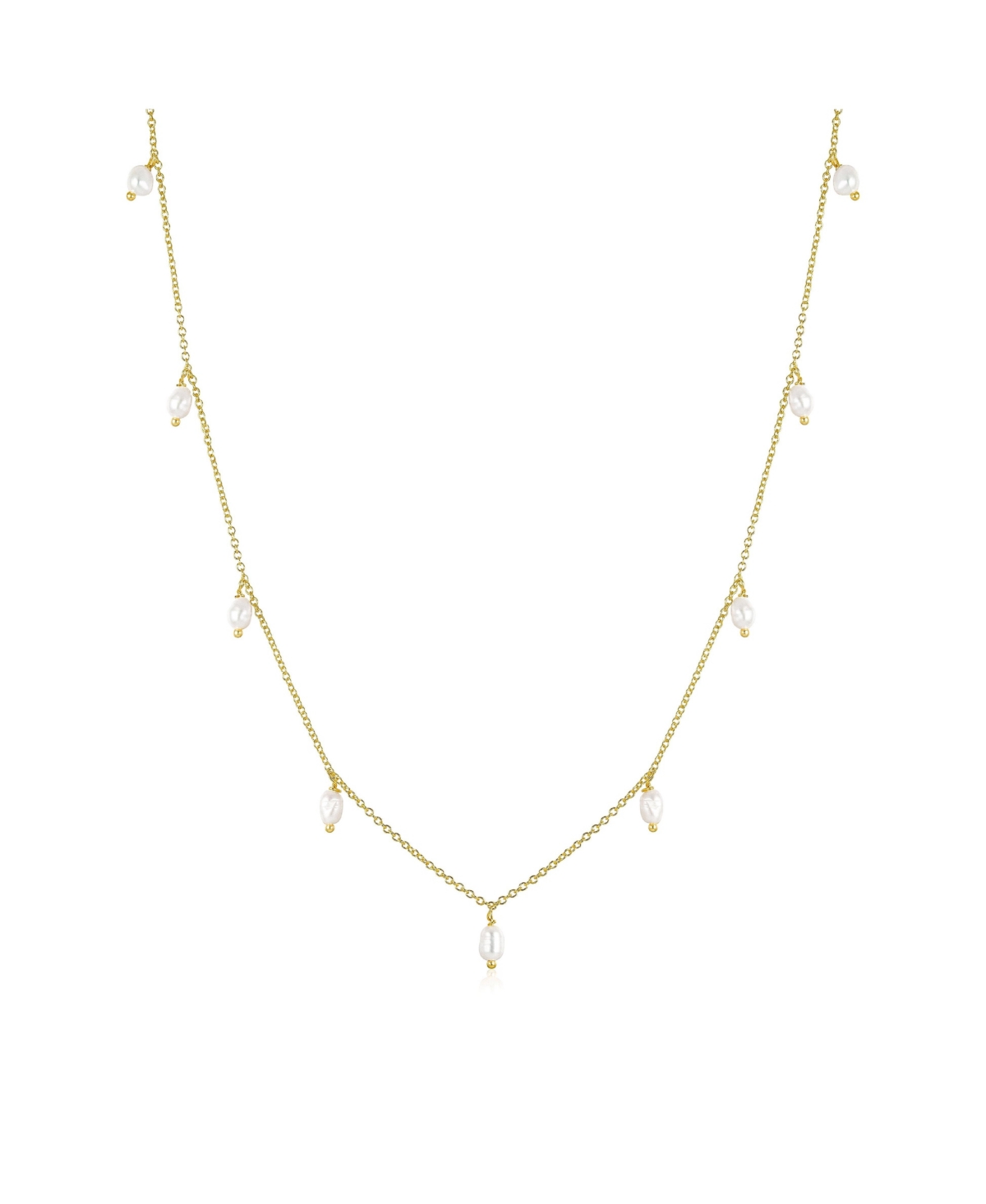 Click here for Untamed Petals Angelica Pearl Gold Plated Necklace... prices