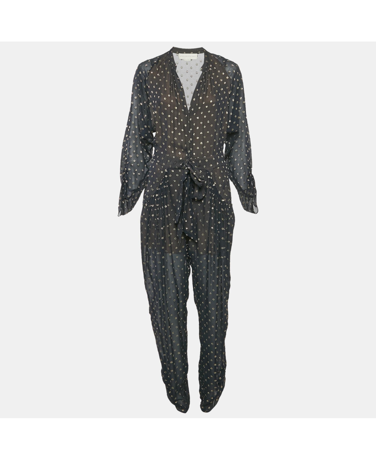 Click here for Pre-Owned Stella Mccartney Womens Navy Blue Silk L... prices