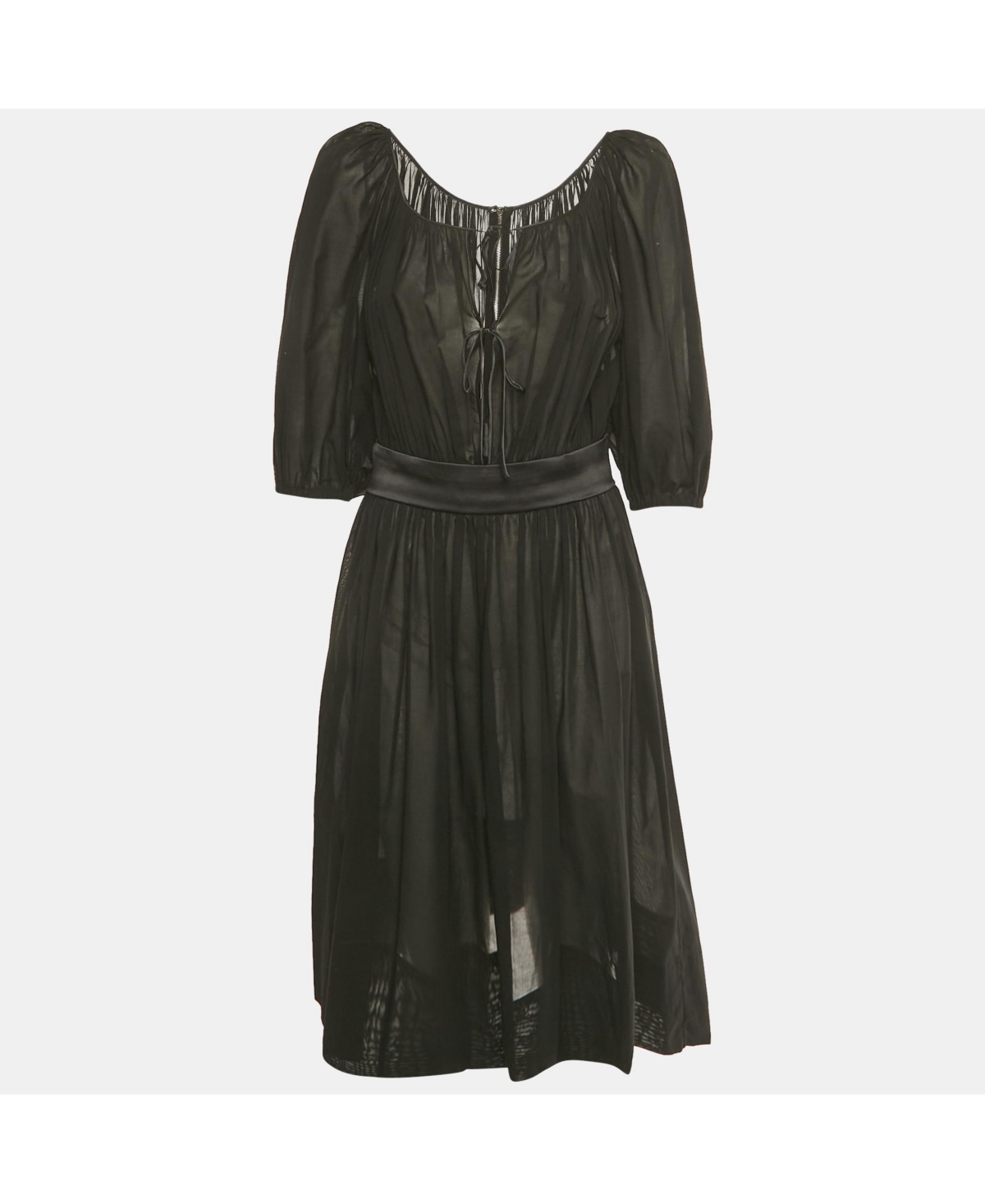 Click here for Pre-Owned Dolce & Gabbana Womens Black Cotton Belt... prices