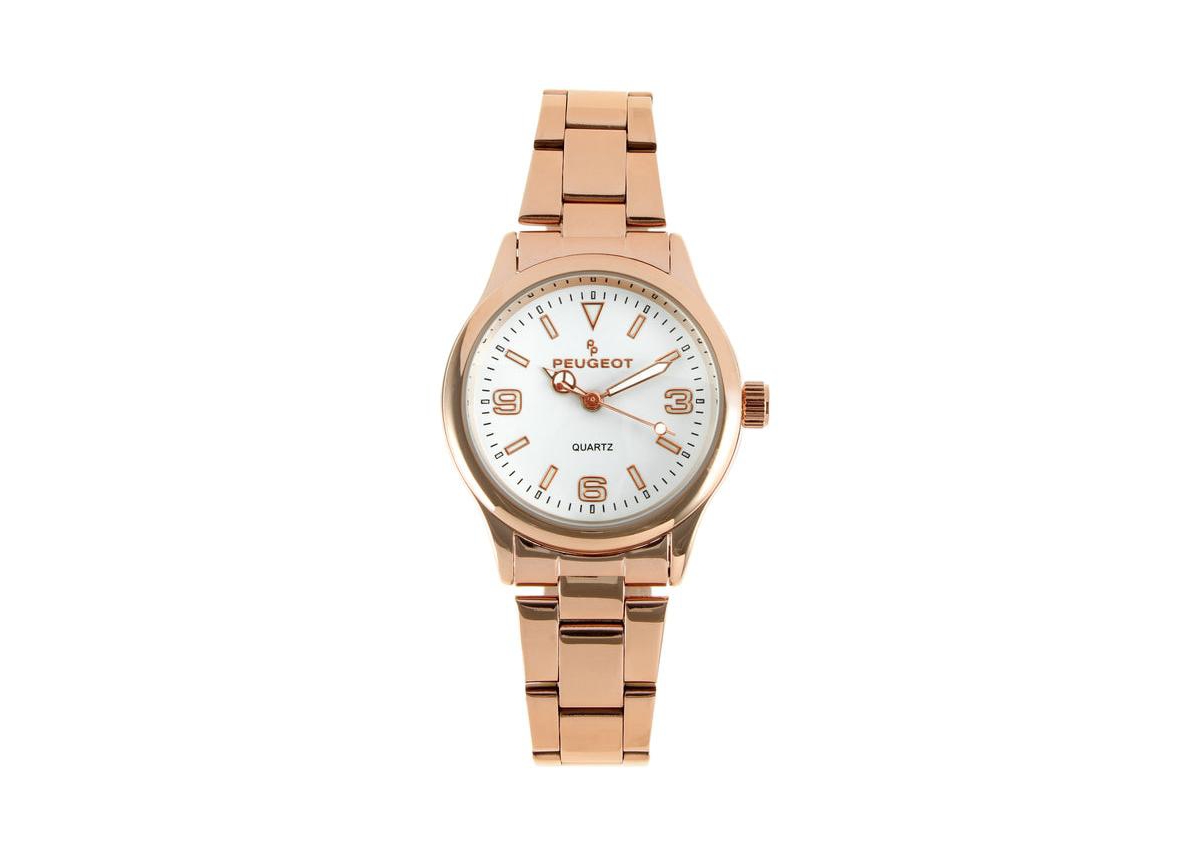 Click here for Peugeot Womens Rose Gold Everyday Easy-Read 32mm S... prices