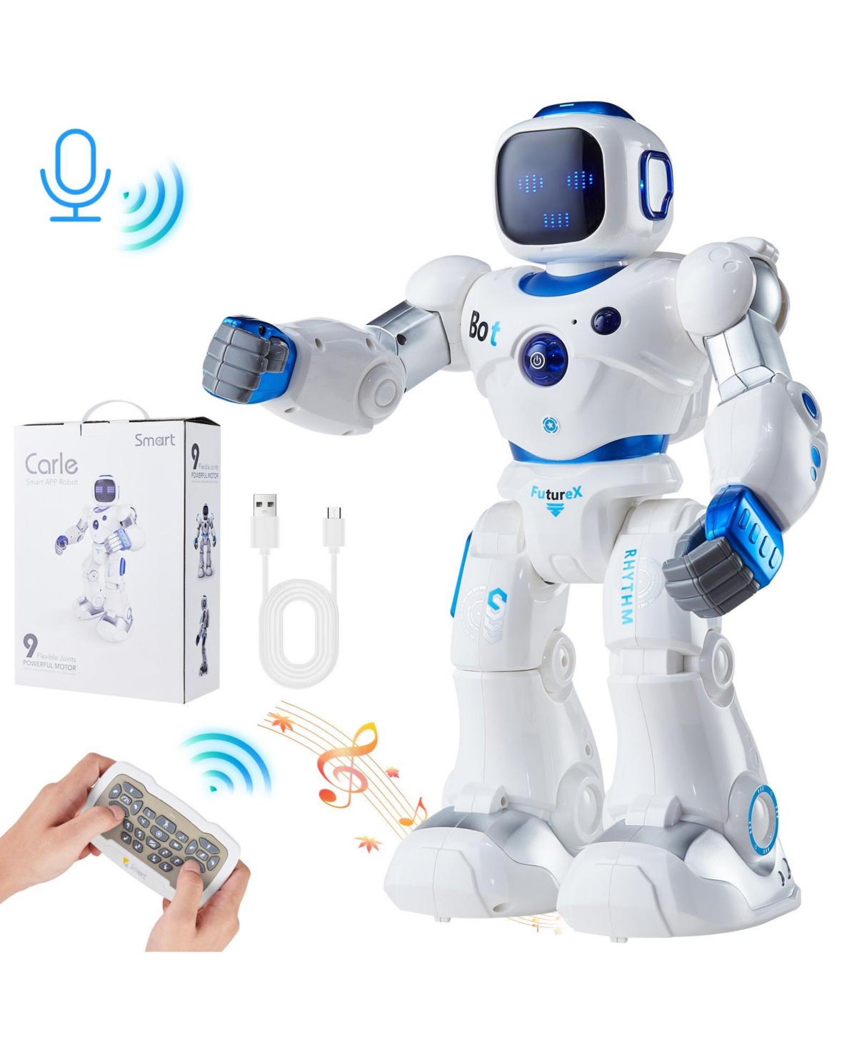 Click here for Mecale Rc Robot Toy for Kids  2.4GHz Programmable... prices