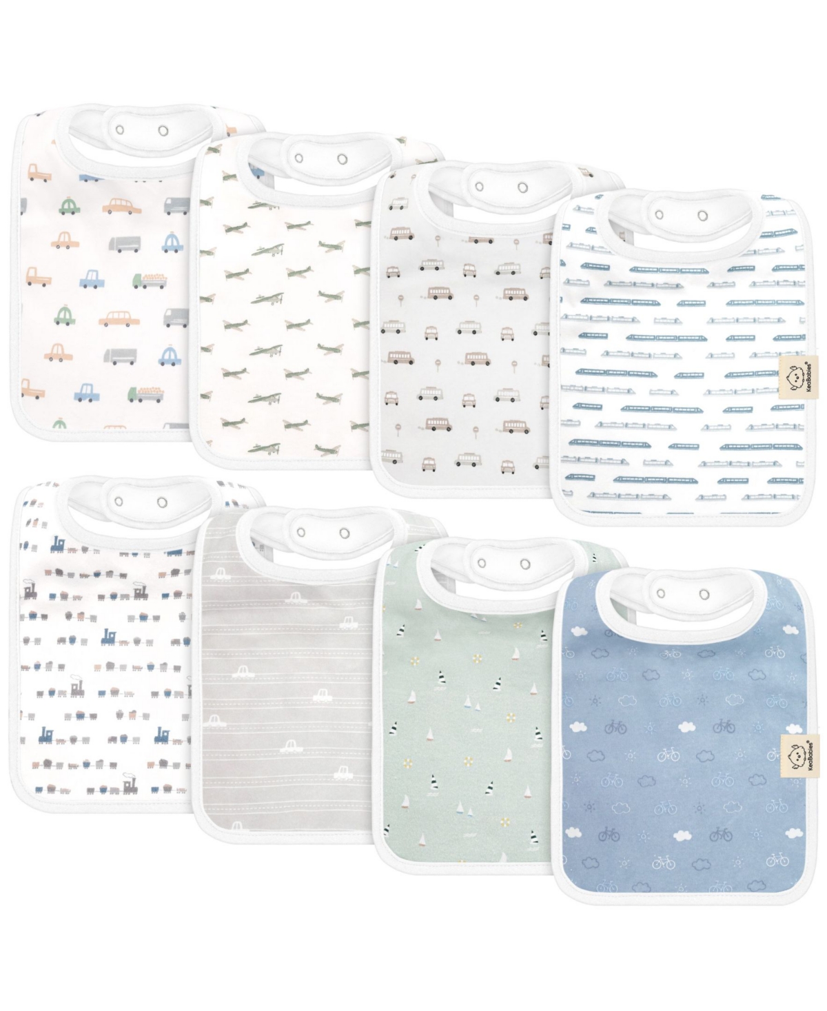 Click here for KeaBabies 8-Pack Coast Baby Bibs for Boy  Girl  Dr... prices