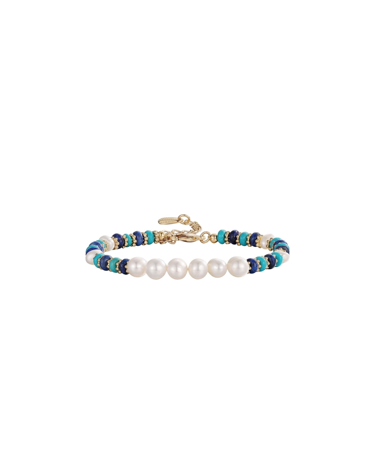 Click here for Retro Chic Thetis Bracelet - Blue  white prices