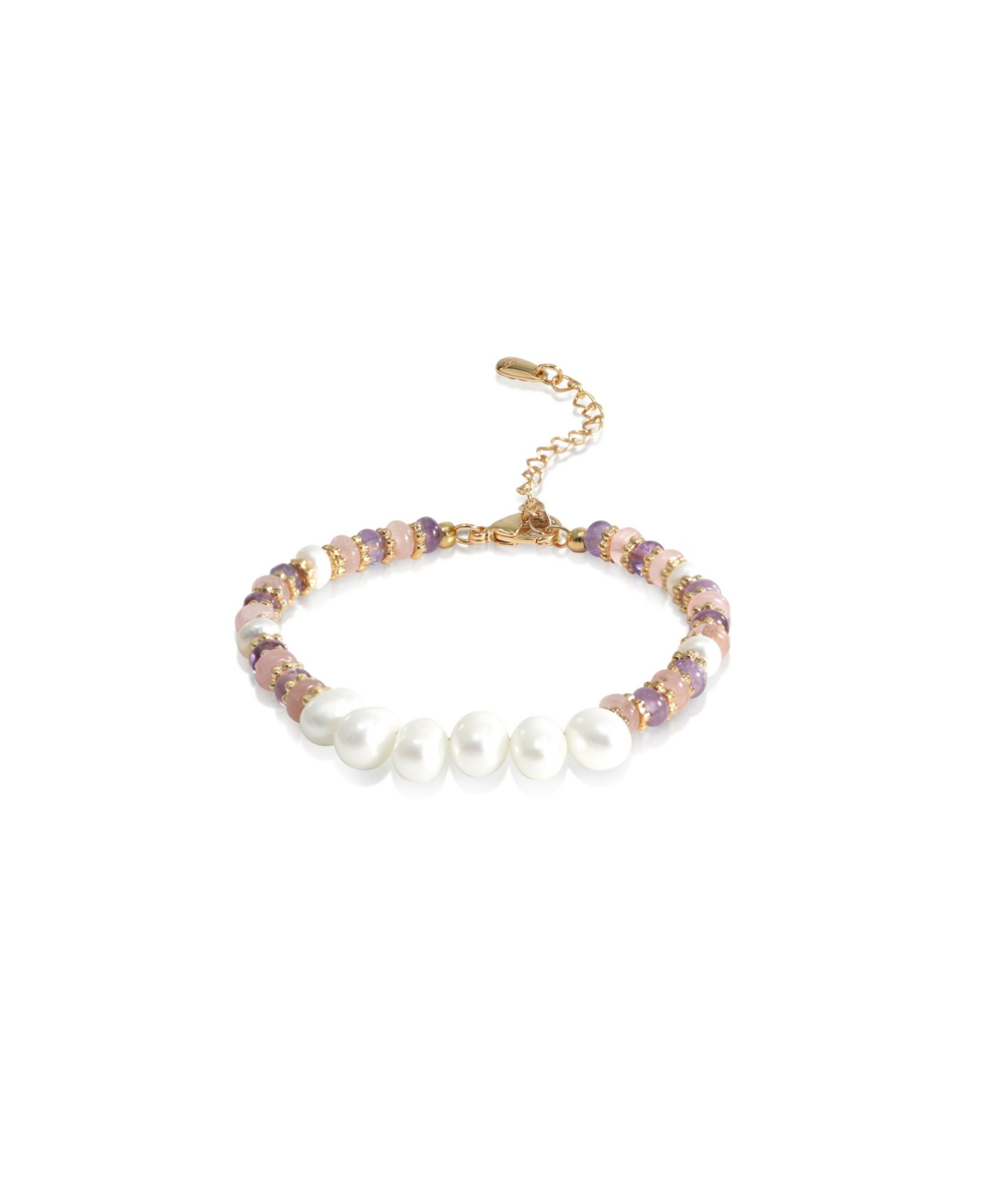 Click here for Retro Chic Thetis Bracelet - Purple  white prices