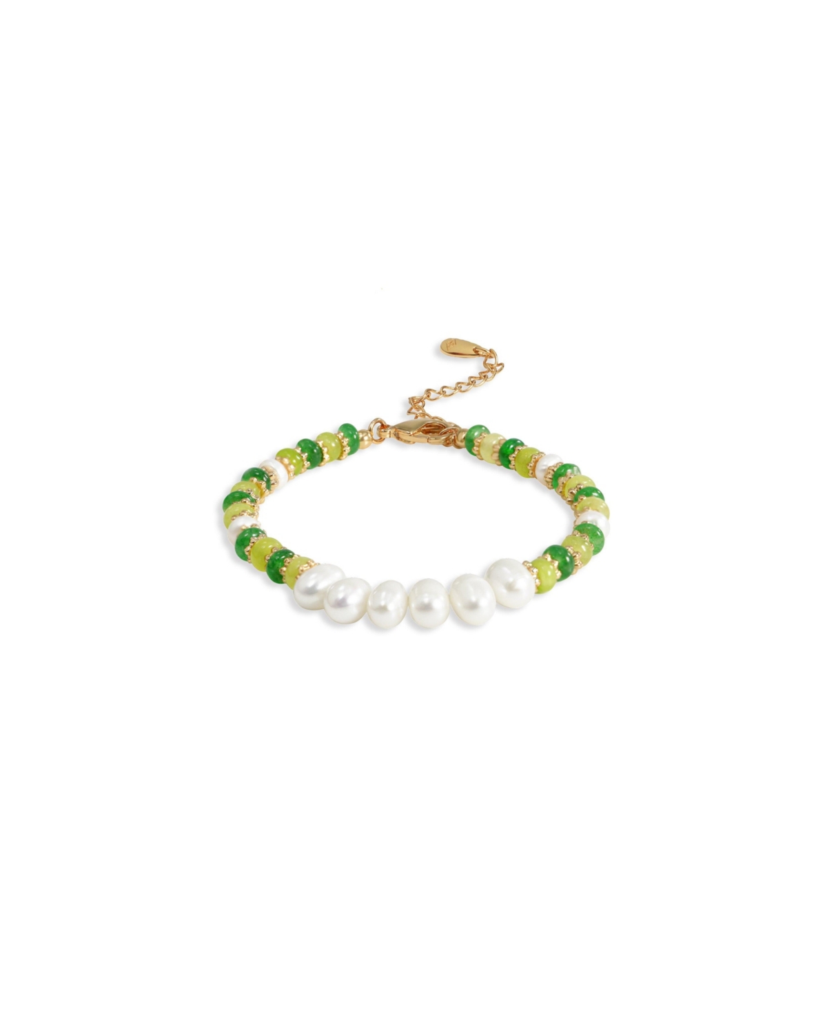 Click here for Retro Chic Thetis Bracelet - Green  white prices