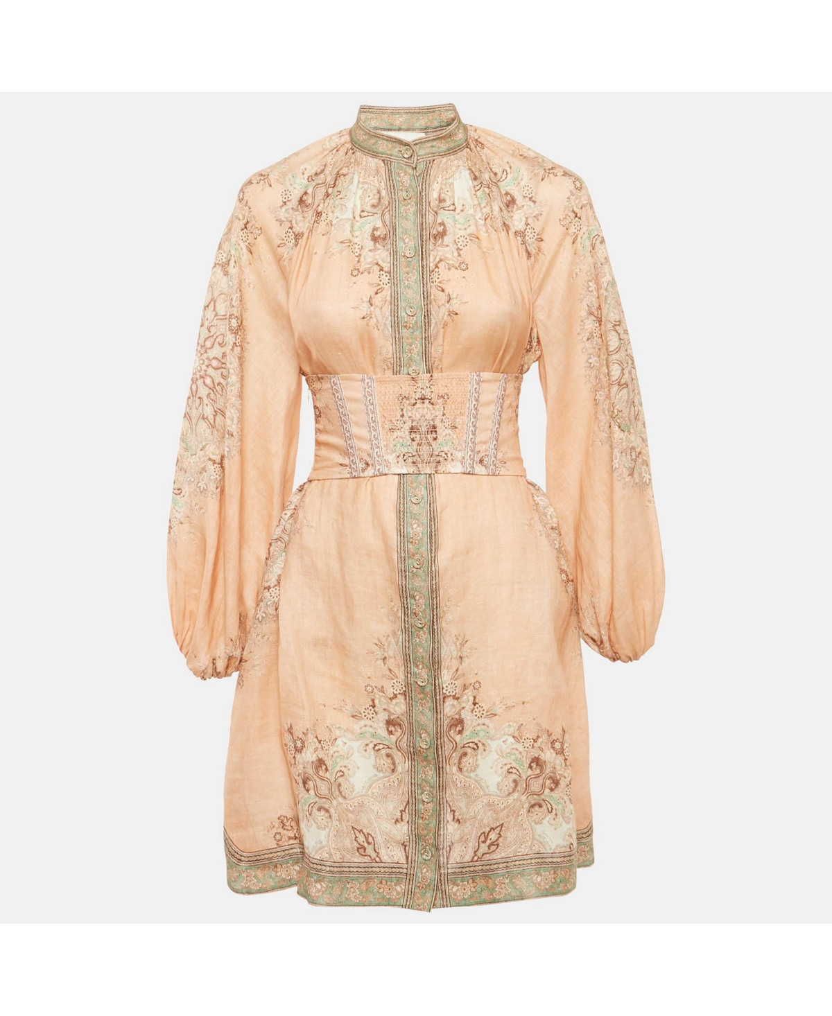 Click here for Pre-Owned Zimmermann Womens Light Orange Printed B... prices