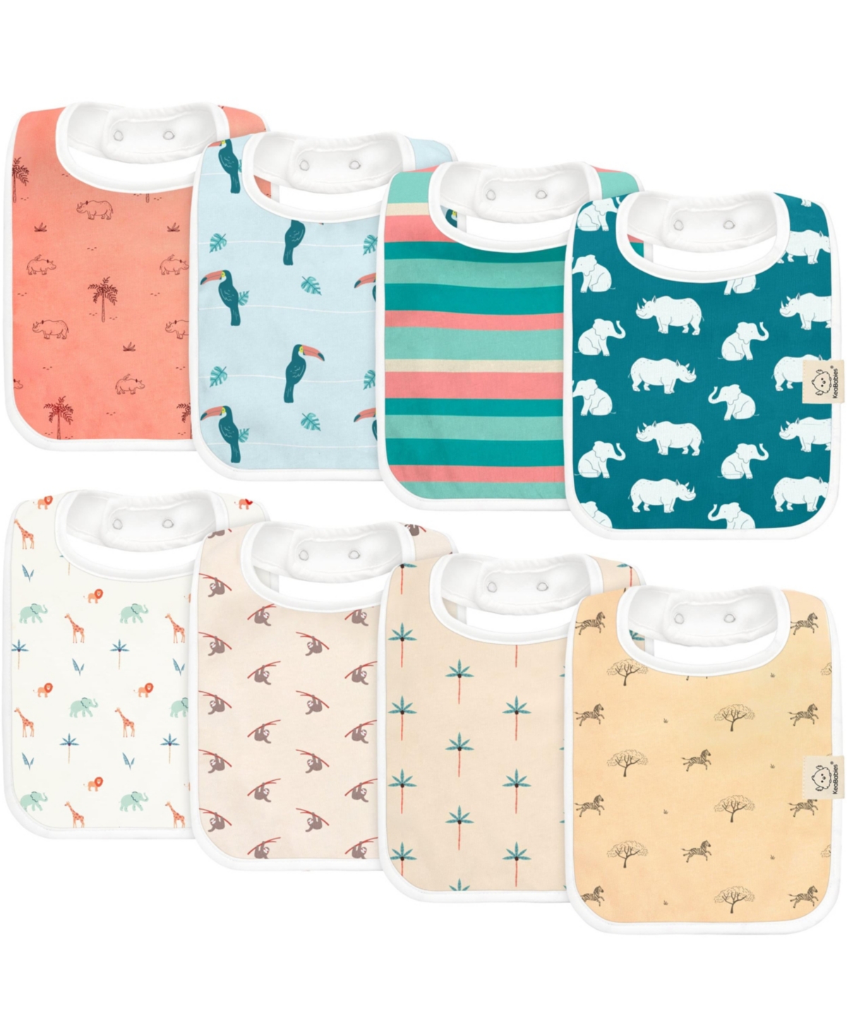 Click here for KeaBabies 8-Pack Coast Baby Bibs for Boy  Girl  Dr... prices