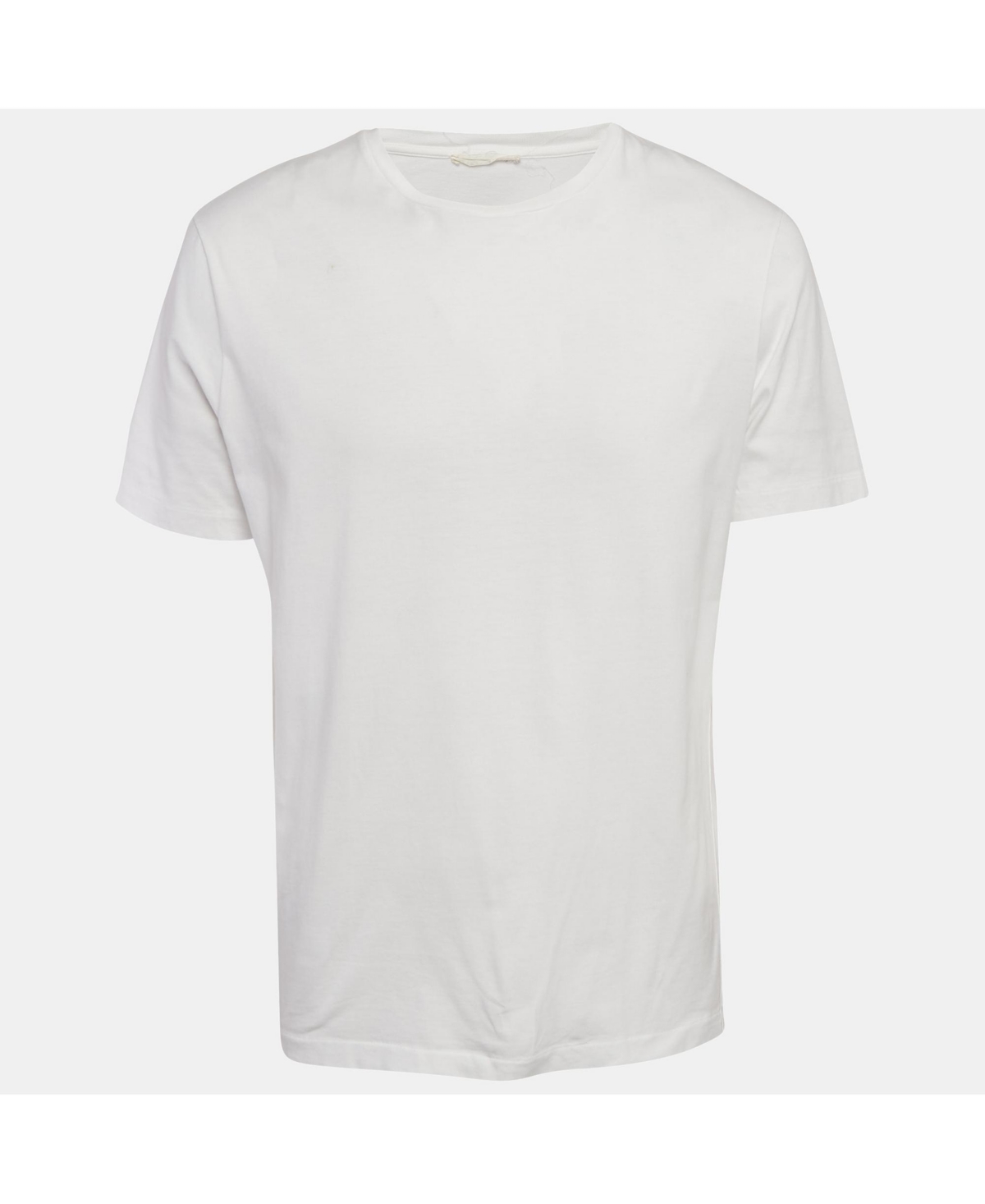 Click here for Pre-Owned The Row Mens White Jersey Crewneck T-Shi... prices