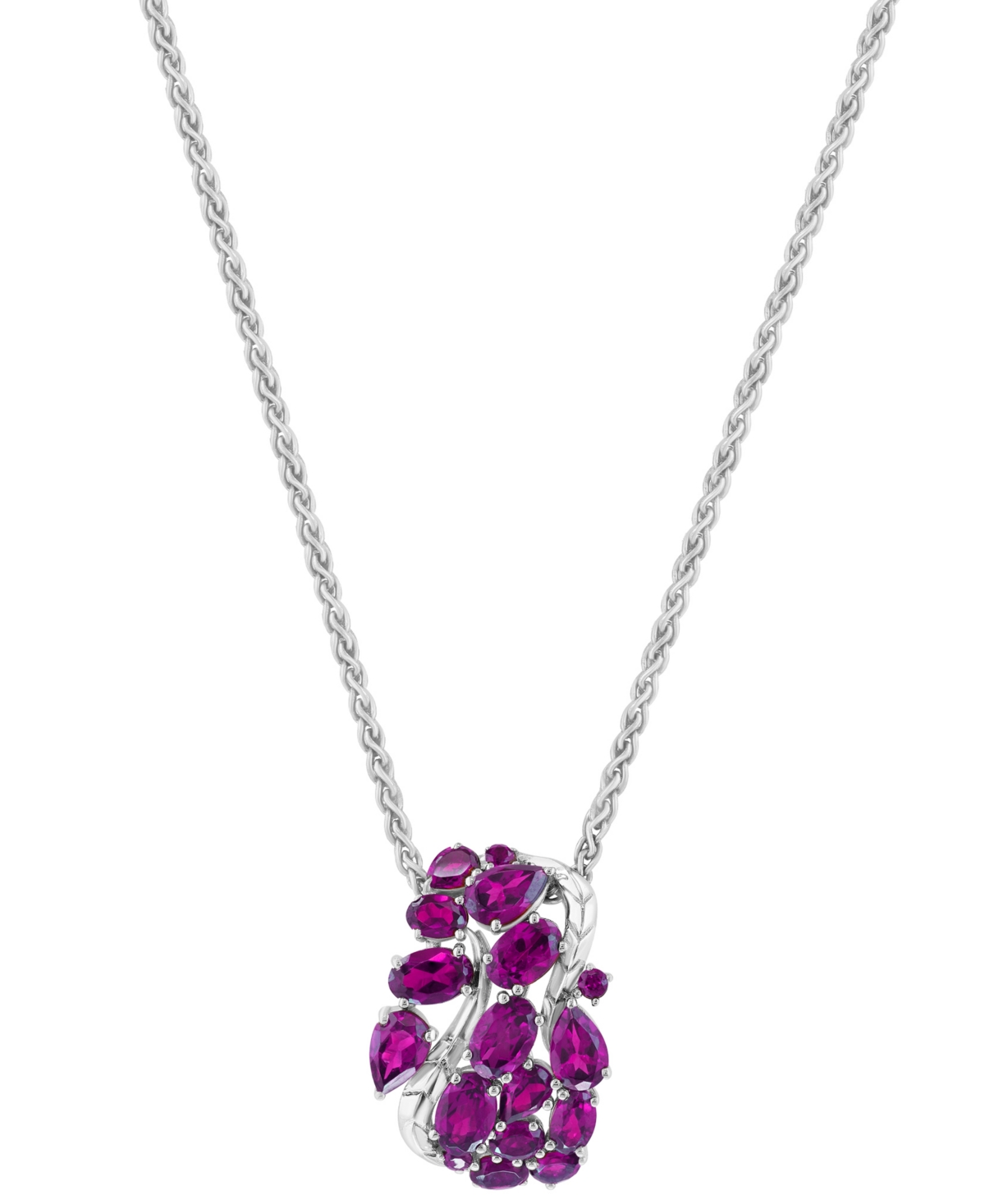 Click here for Effy Collection Amethyst Pendant Necklace (4-5/8 c... prices