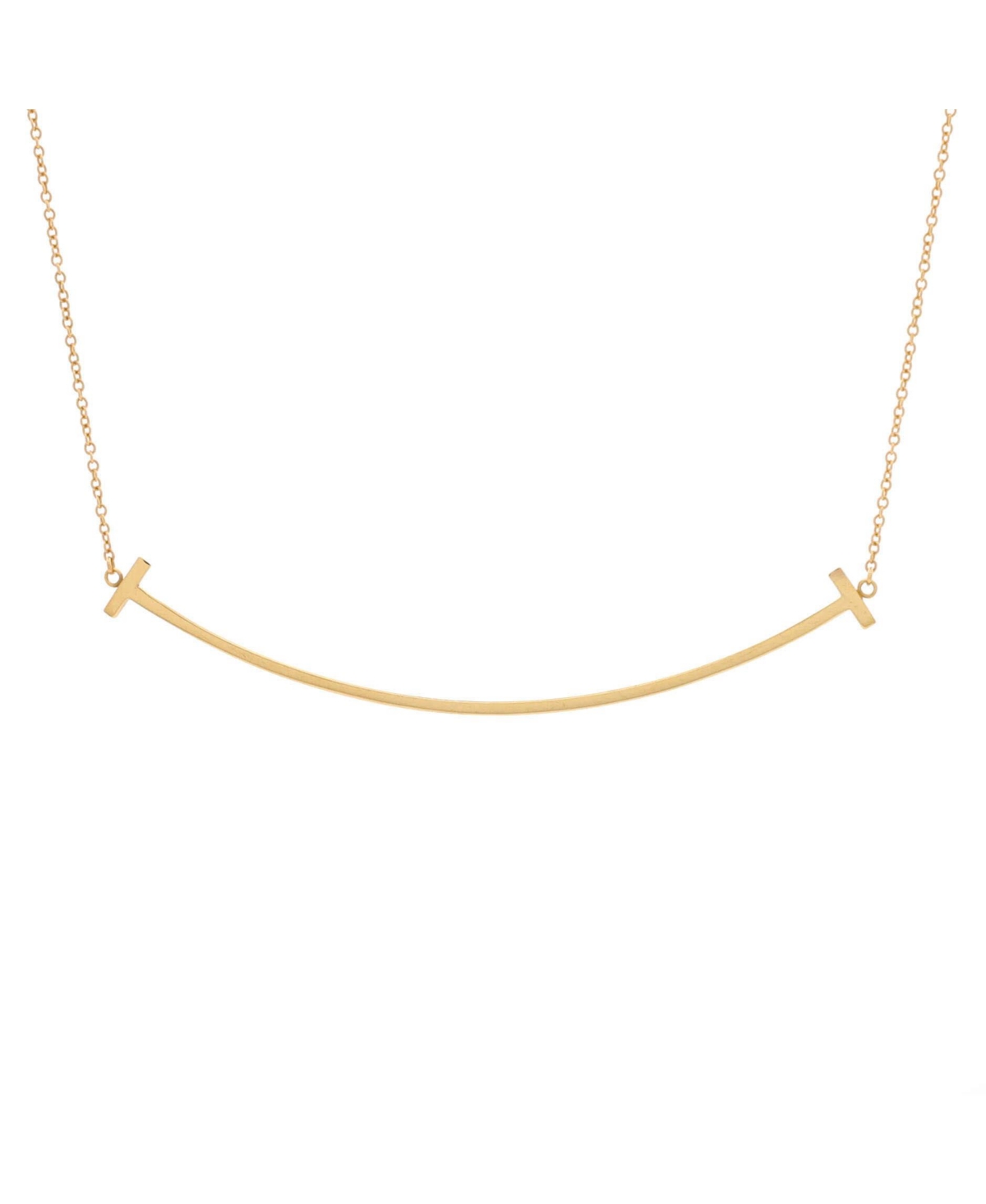 Click here for Pre-Owned Tiffany & Co T Smile Pendant Necklace -... prices