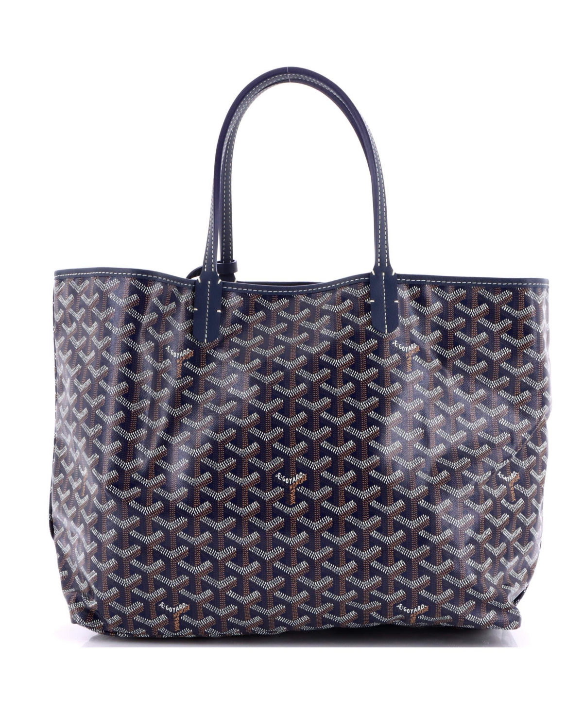 Click here for Pre-Owned Goyard Pm Saint Louis Tote Coated Canvas... prices