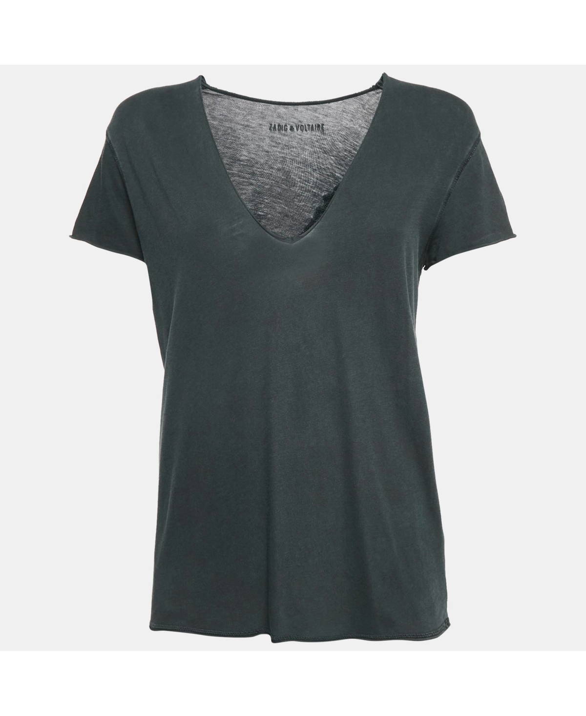 Click here for Pre-Owned Zadig & Voltaire Womens Cotton Knit V-Ne... prices