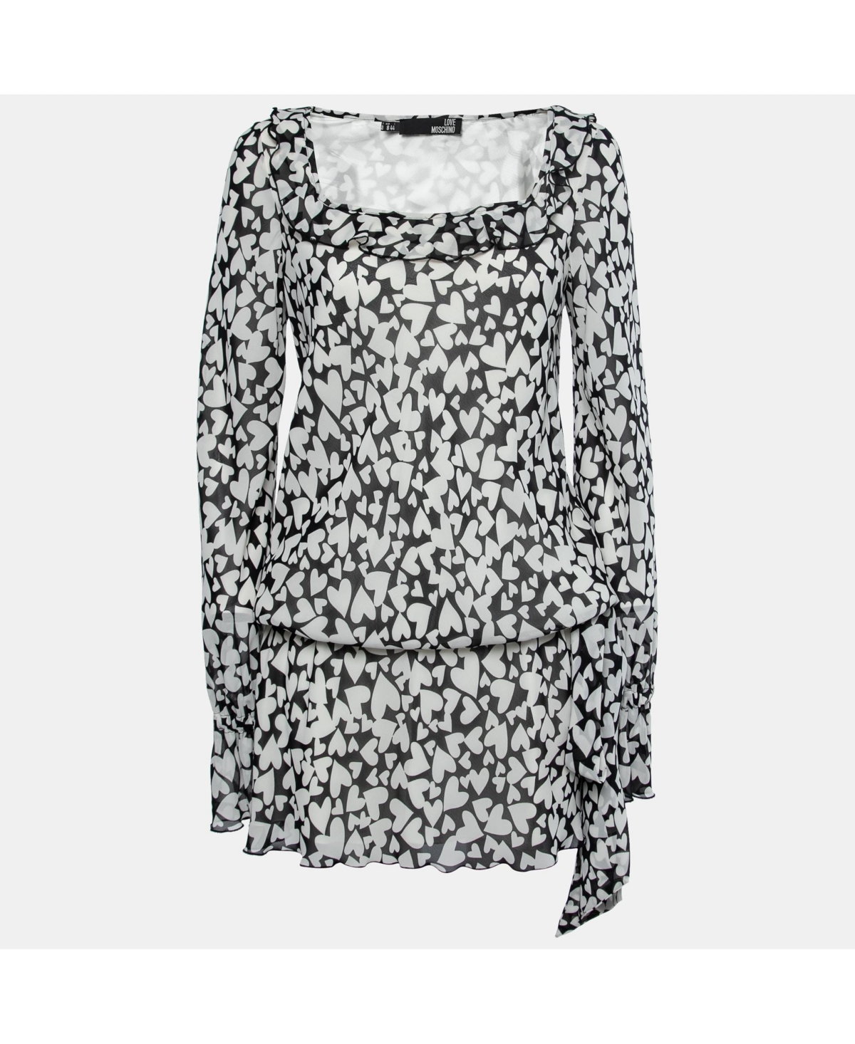 Click here for Pre-Owned Love Moschino Womens Monochrome Heart Pr... prices