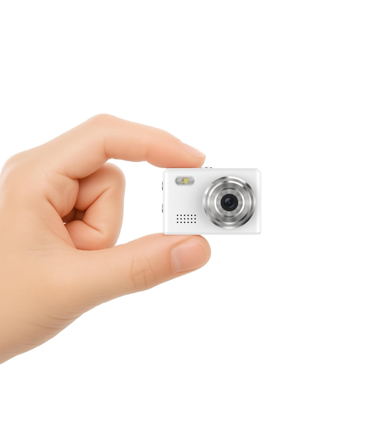 Click here for Slide Mini Digital Camera with Viewfinder - White prices