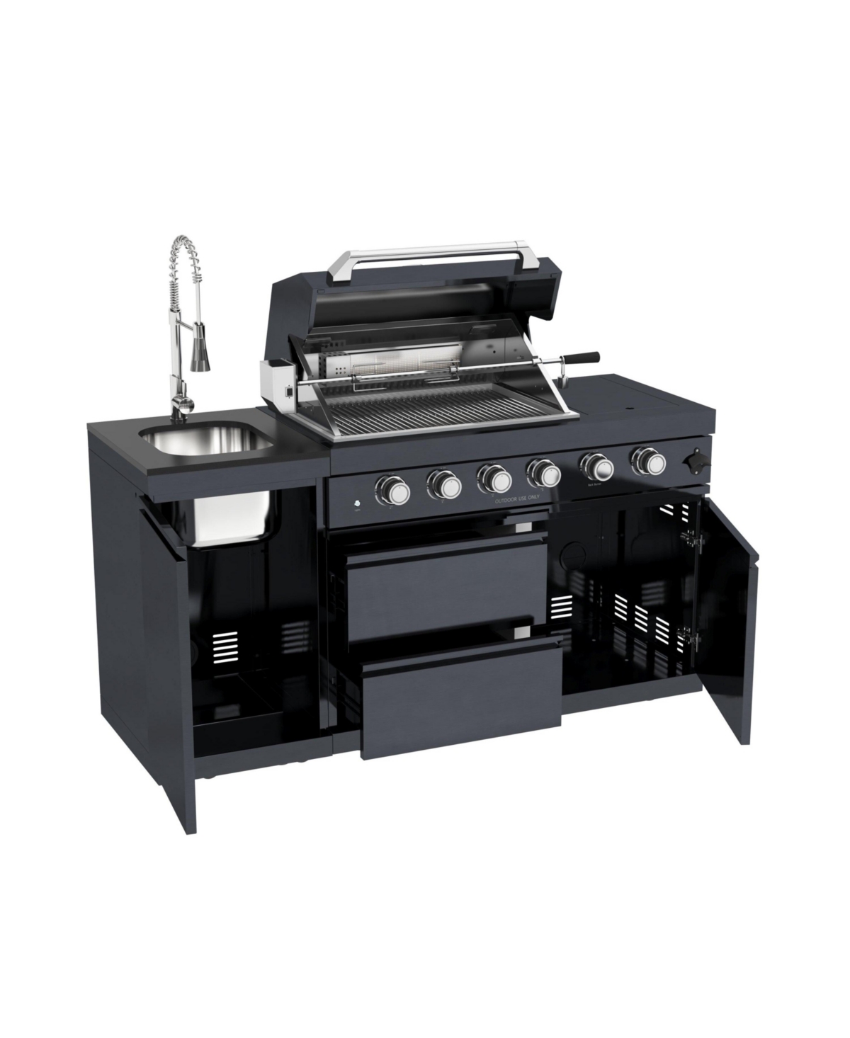 Click here for Mondawe 46" 4-Burner Gas Grill Outdoor Kitche... prices