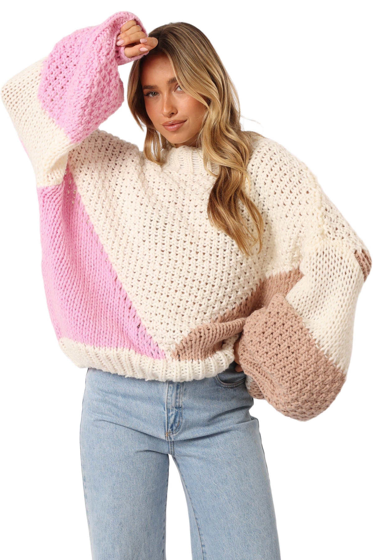 Click here for Petal and Pup Womens Koda Pattern Knit Sweater - P... prices
