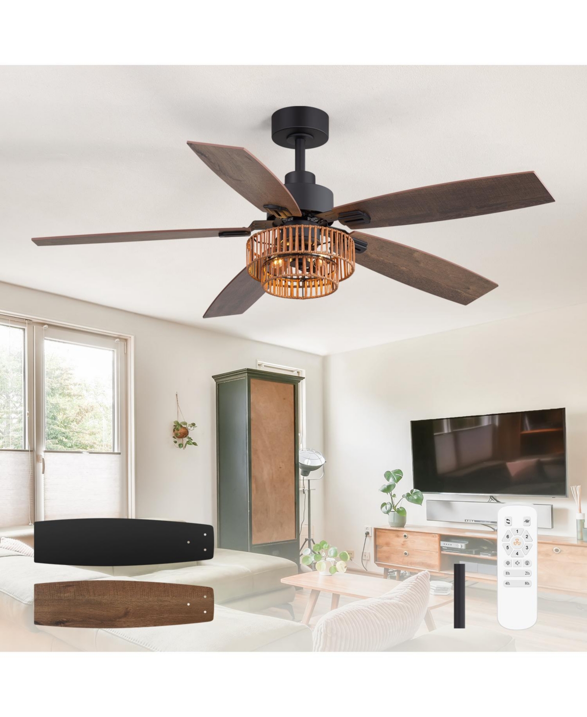 Click here for Airsurfer 52" Ceiling Fan with Integrated Led... prices