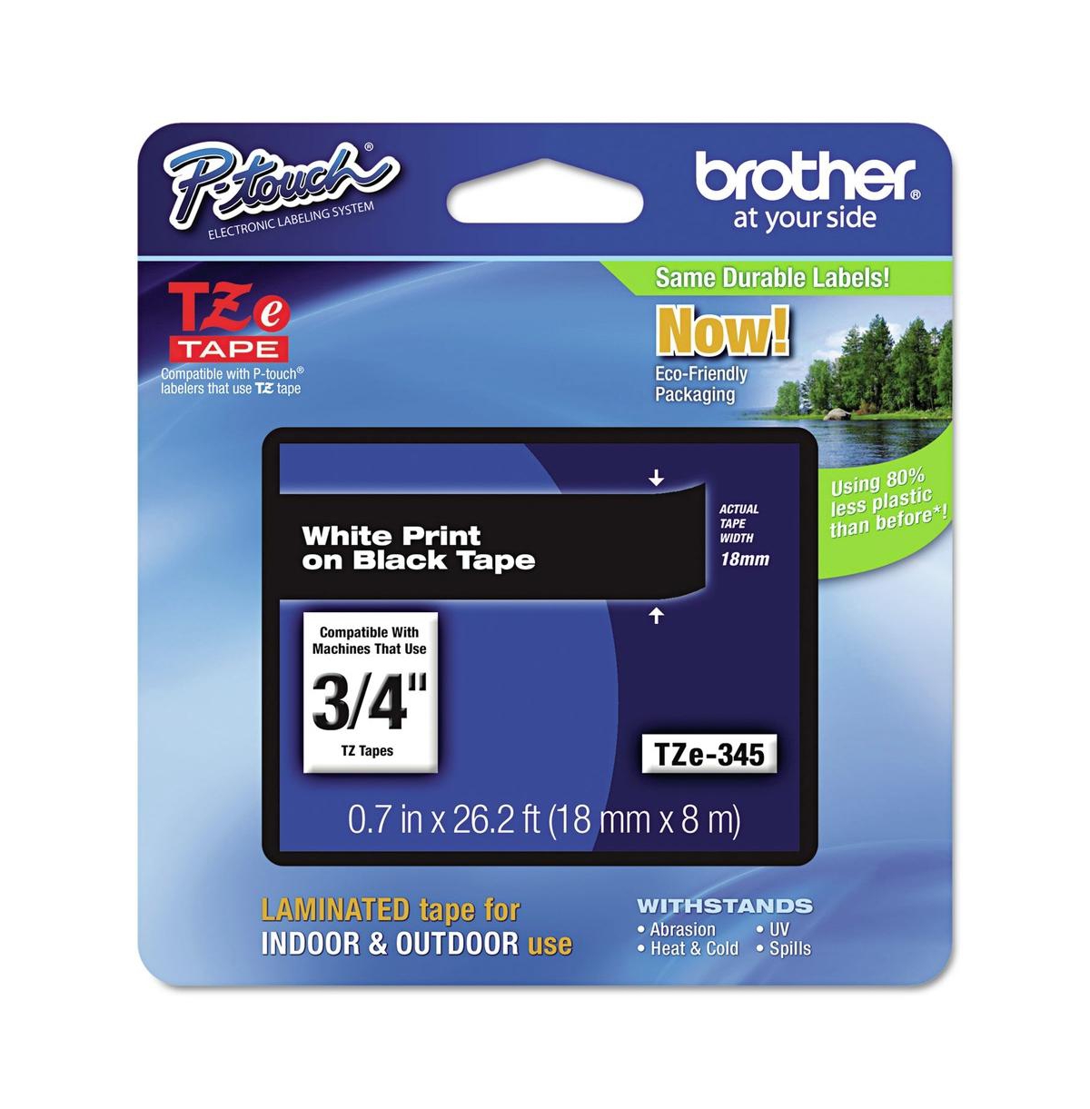 Click here for Brother P-Touch TZE345 0.7 in. x 26.2 ft. TZe Stan... prices