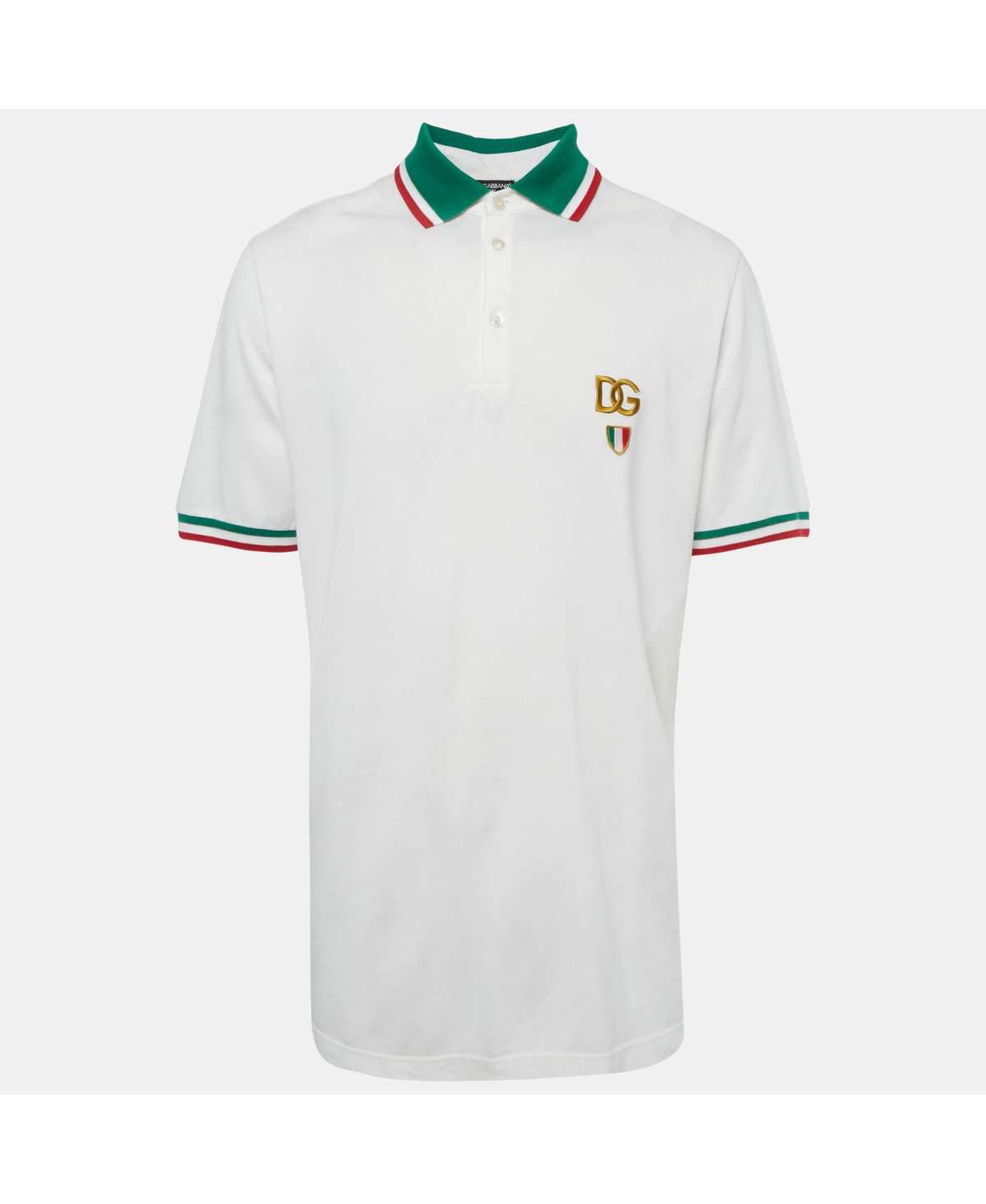 Click here for Pre-Owned Dolce & Gabbana Mens Logo Embroidered Pi... prices