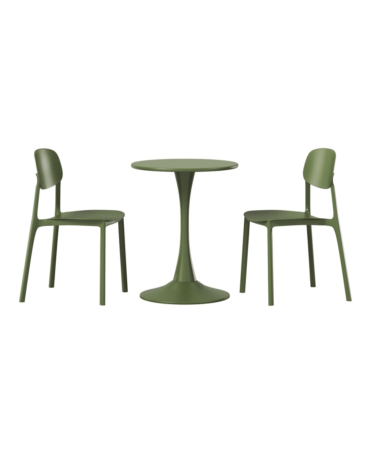 Click here for WestinTrends 3-Piece Outdoor Round Metal Patio Din... prices