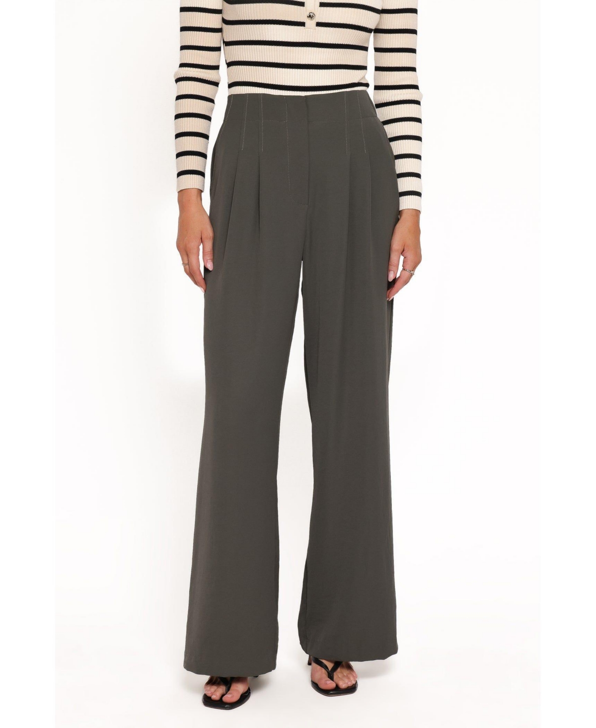 Click here for Petal and Pup Womens Hayden Pleated Wide Leg Pant... prices